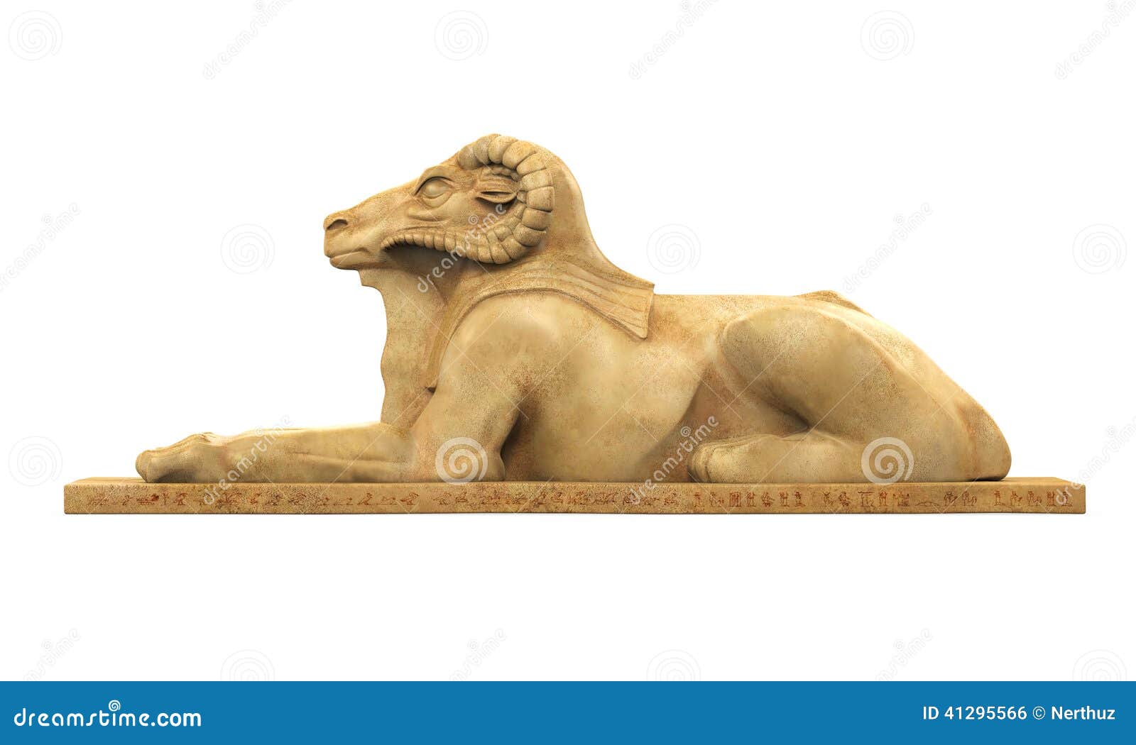 Egyptian Ram Headed Sphinx Statue Royalty-Free Stock Photography ...