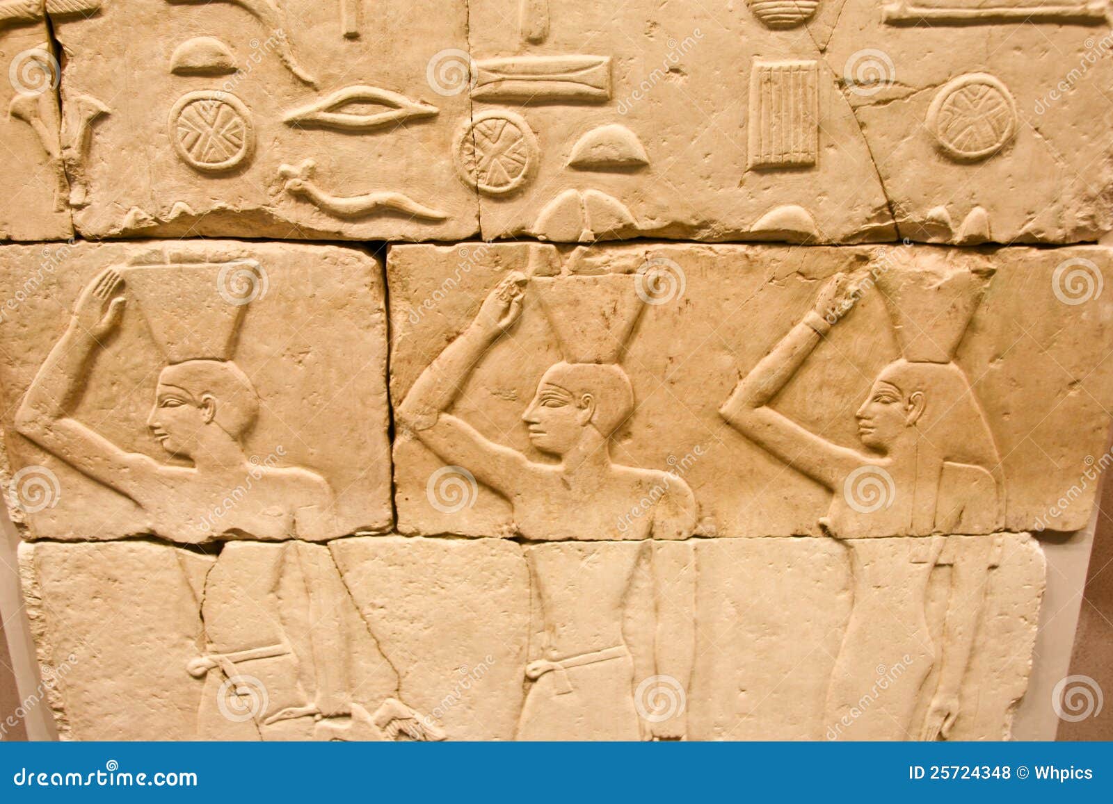 Egyptian Relief Of Defeated And Enslaved Enemies At Abu Simbel Temple ...