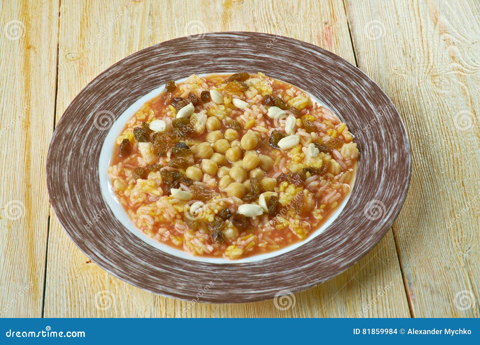 Egyptian rice with nuts stock photo. Image of gastronomy - 81859984