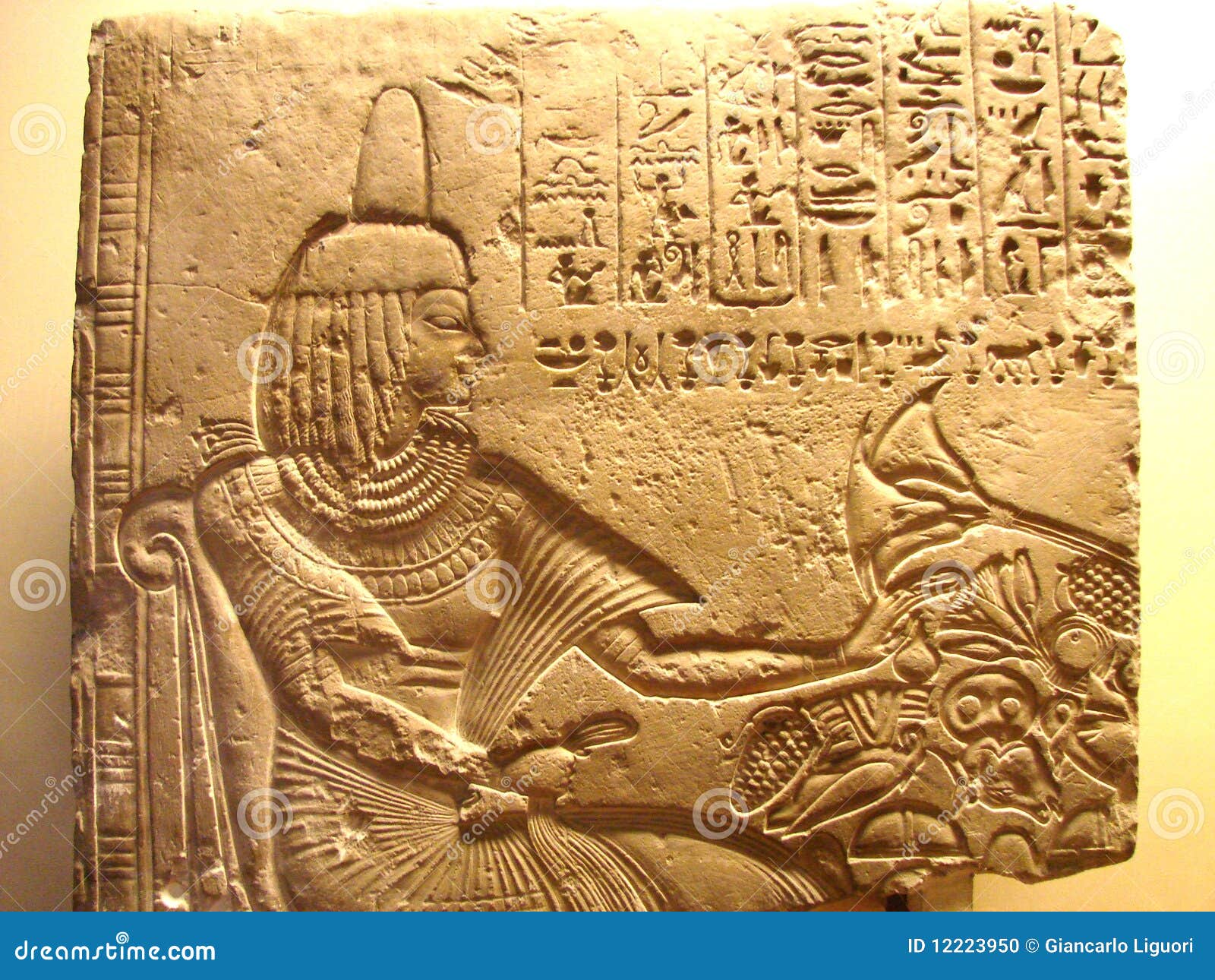 Egyptian rock stock photo. Image of caretaker, pyramid - 12223950