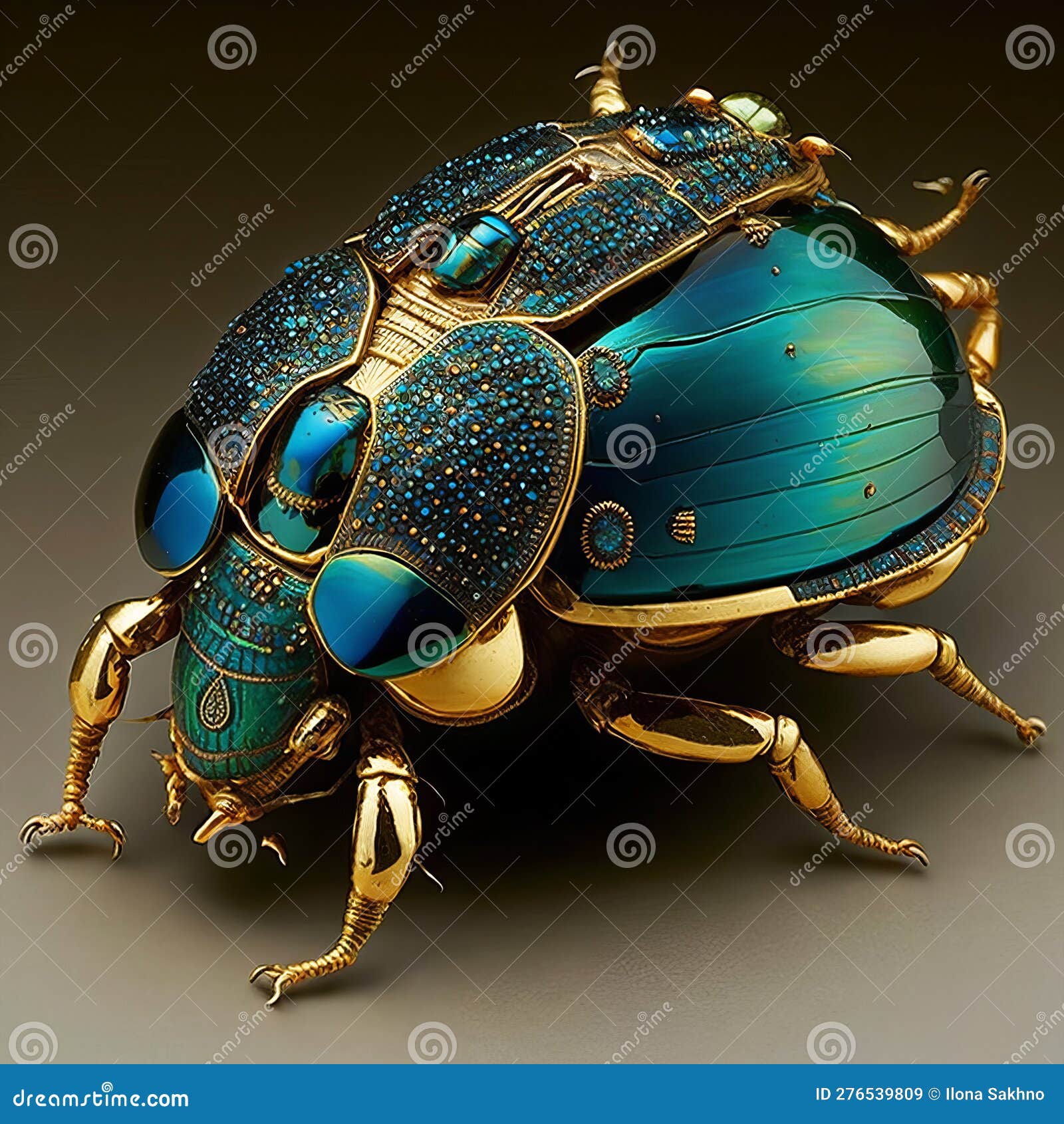 Egyptian Scarab Beetle, Sacred Bug a Symbol of the Sun Stock ...