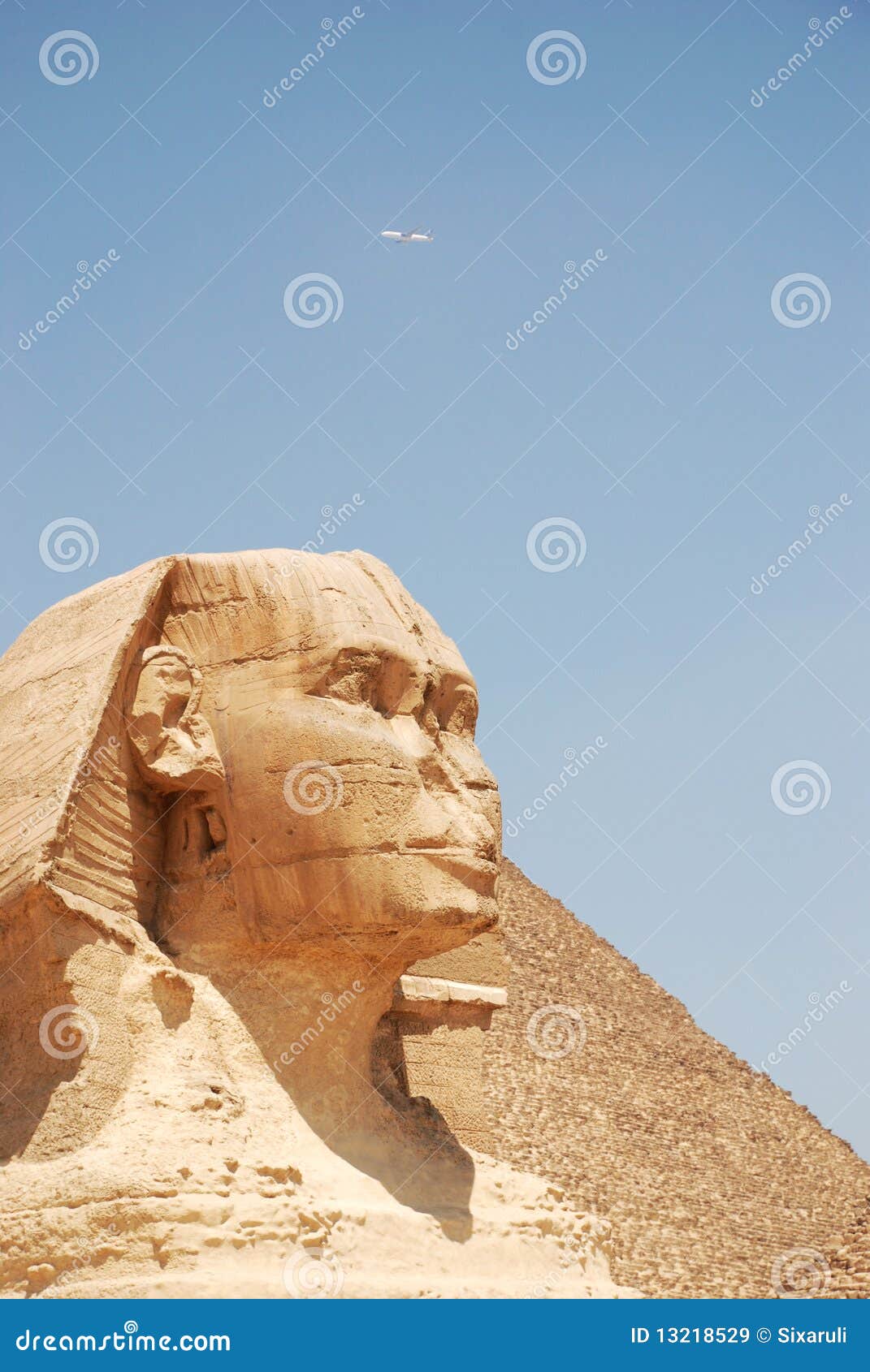 Egyptian sphinx stock image. Image of clouds, egyptian - 13218529
