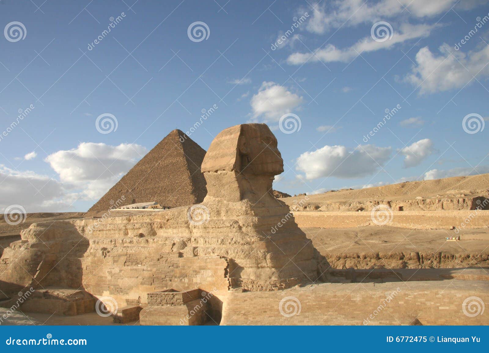 Egyptian sphinx stock image. Image of sphinx, limestone - 6772475