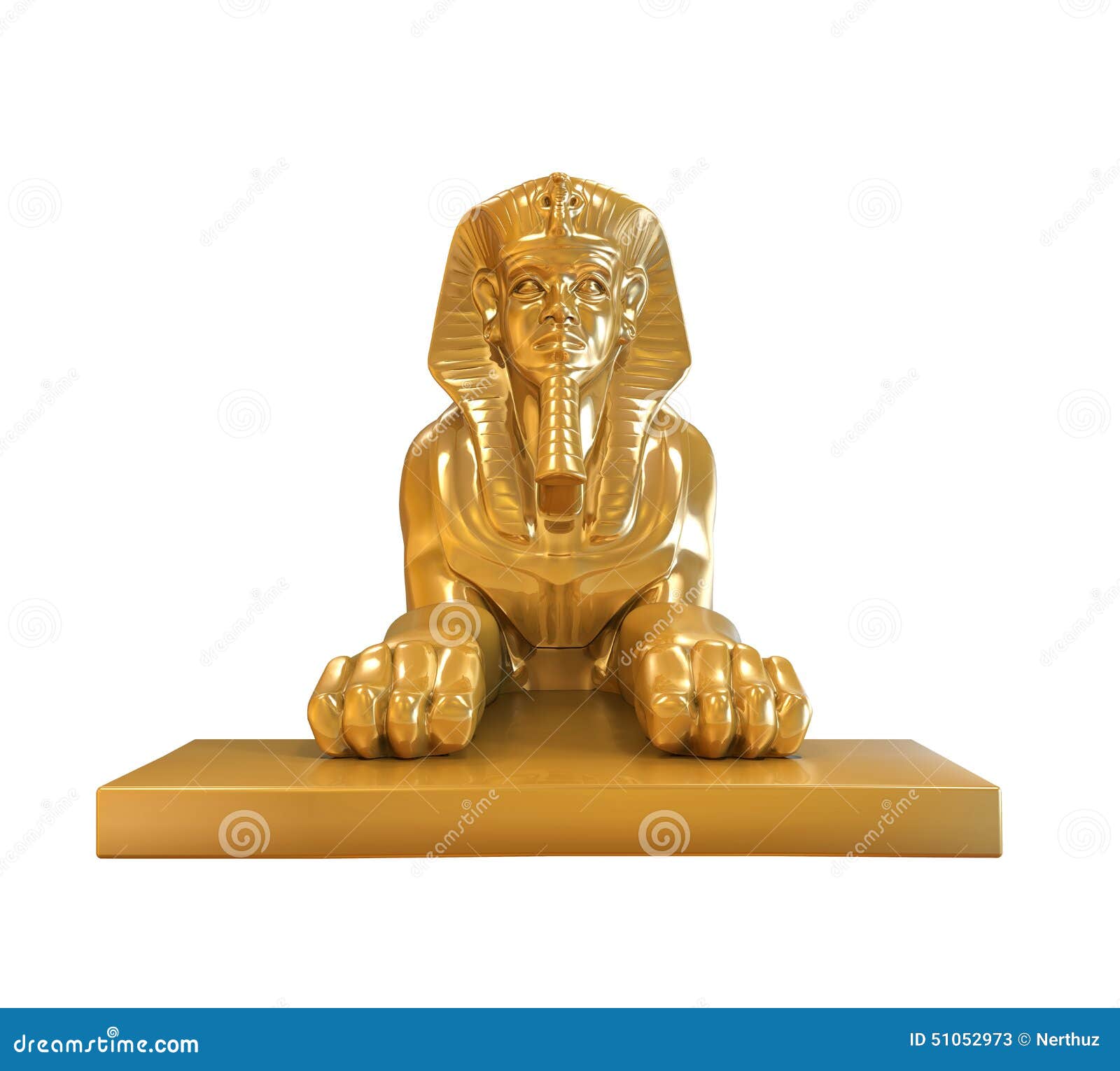 Egyptian Sphinx Statue Royalty-Free Stock Photography | CartoonDealer ...