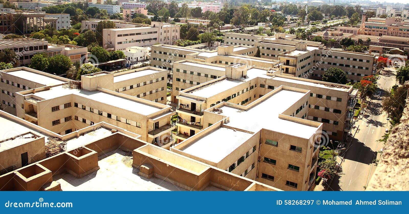 Egyptian Student Hostel in Cairo in Egypt in Africa Editorial ...