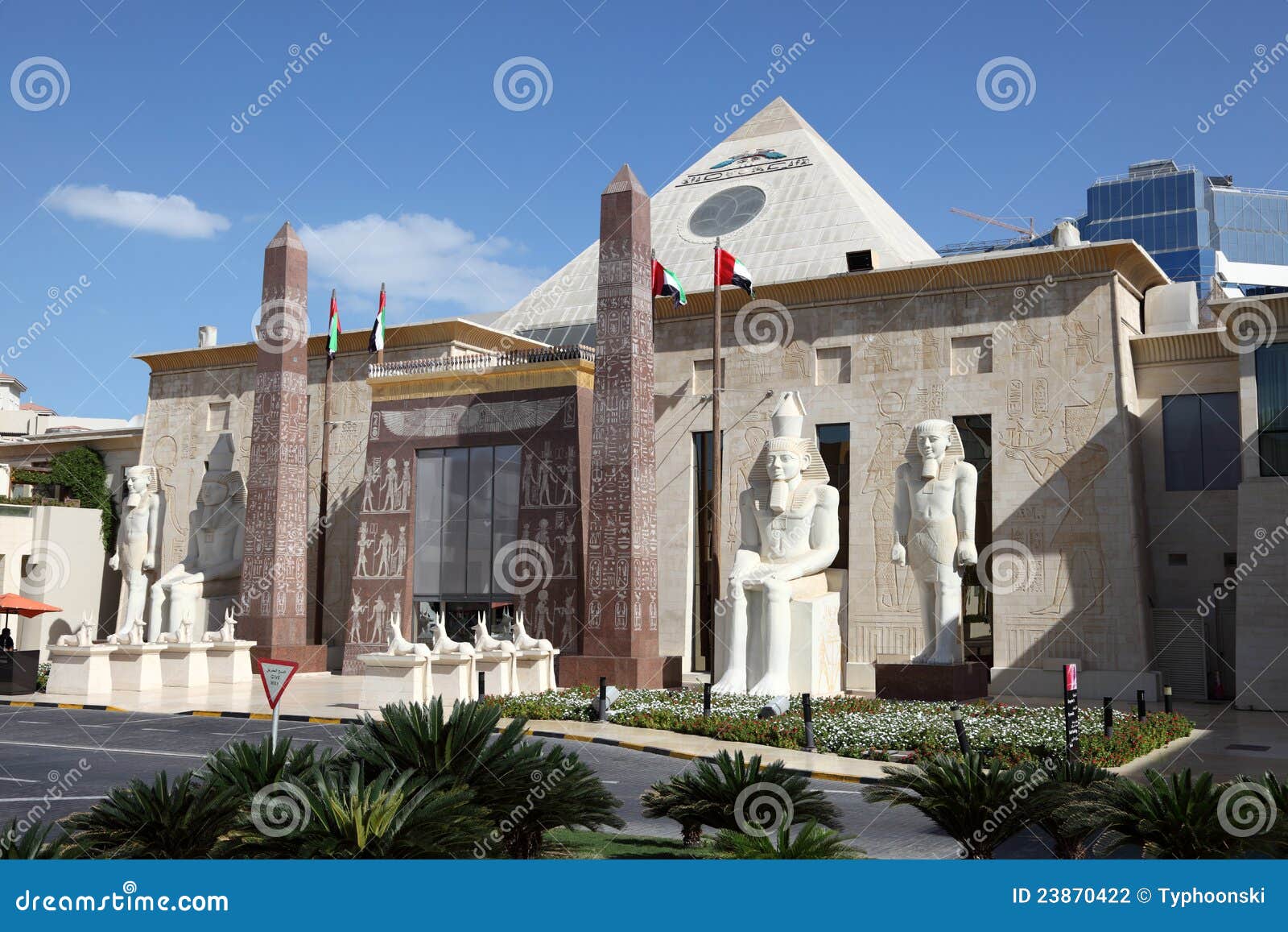 Egyptian Themed WAFI Mall, Dubai Editorial Photography - Image of ...