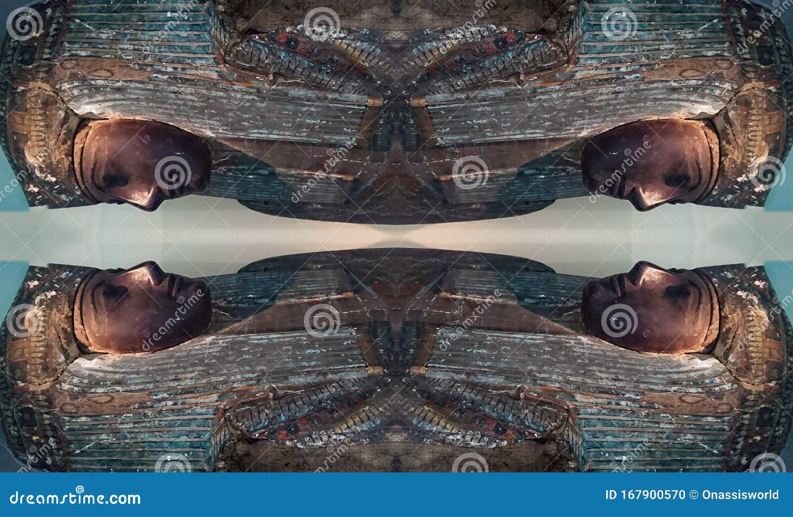 Ancient Mummy Wrapped In Fabric Stock Photo | CartoonDealer.com #41431728