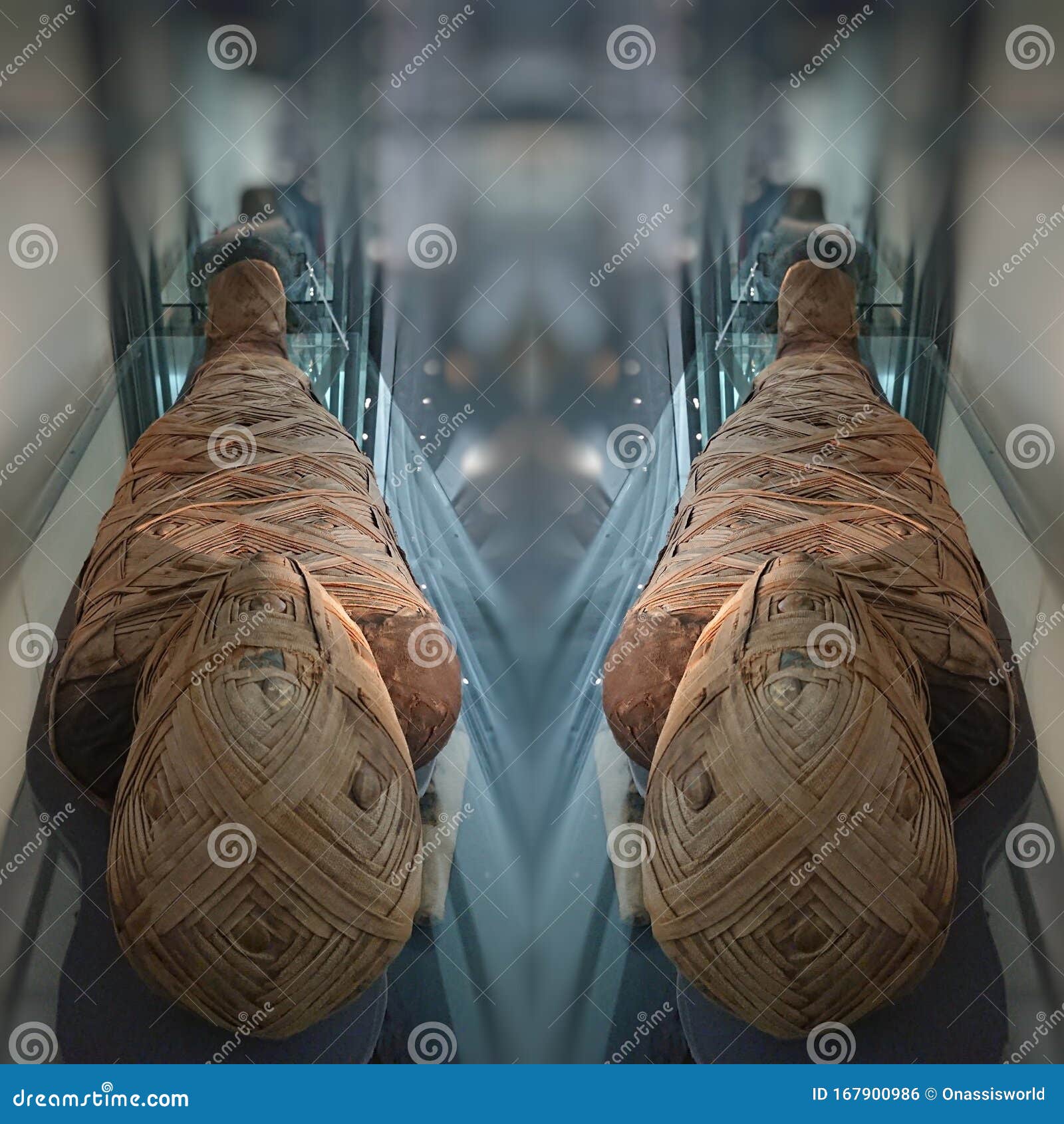 Ancient Mummy Wrapped In Fabric Stock Photo | CartoonDealer.com #41431728