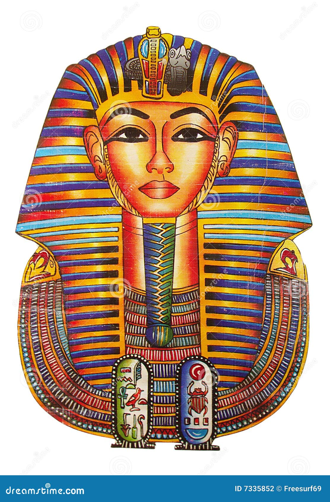 Egyptisch symbool - Farao stock illustratie. Illustration of farao ...