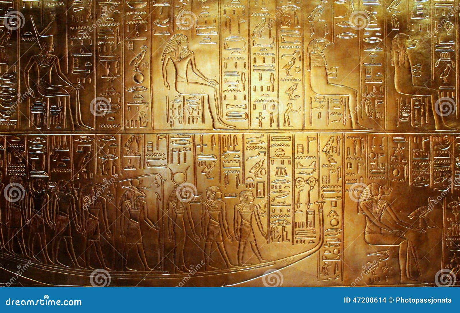 Egyptische Hiërogliefen redactionele stock afbeelding. Image of ...