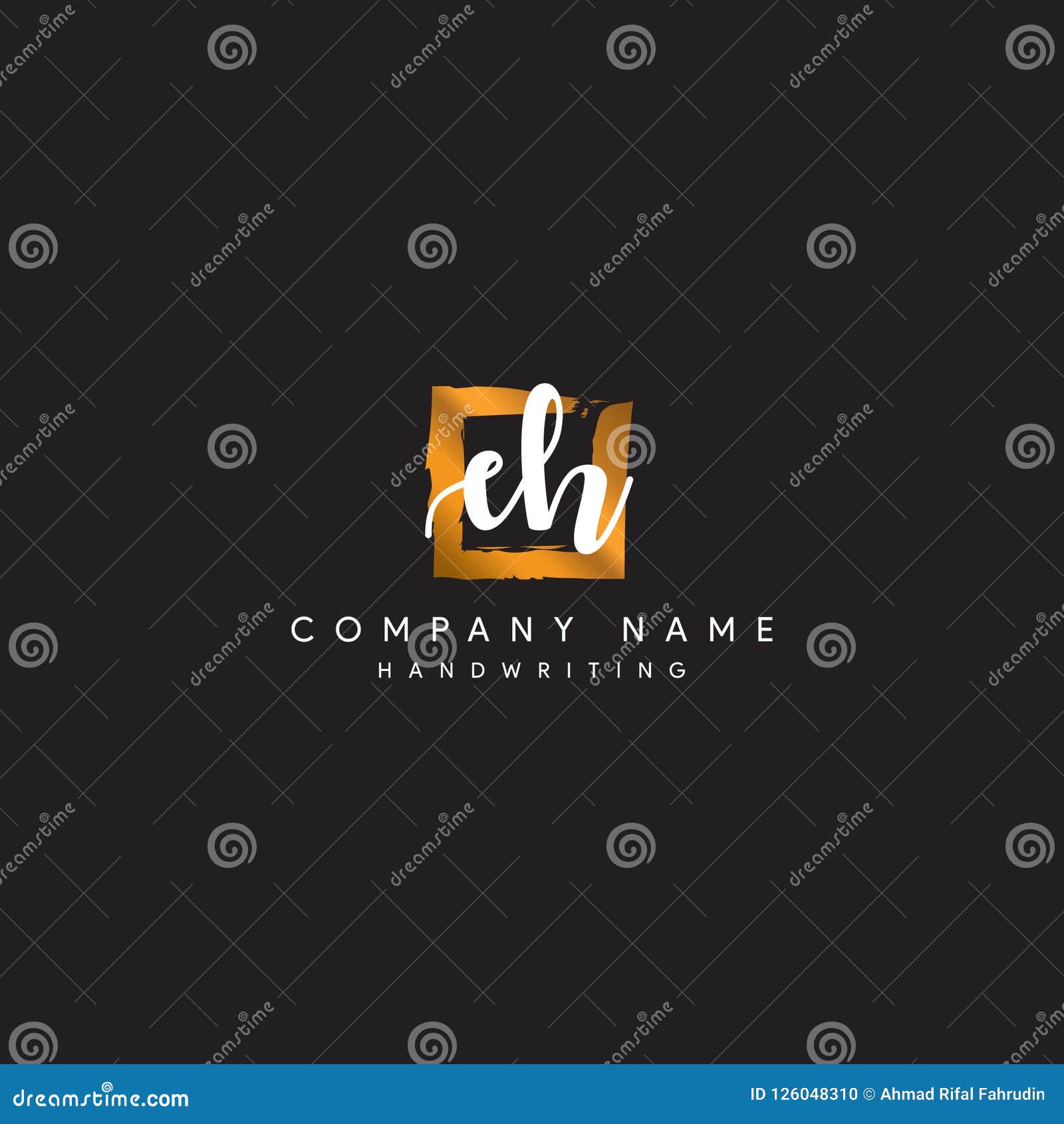 EH initial logo stock illustration. Illustration of icon - 126048310