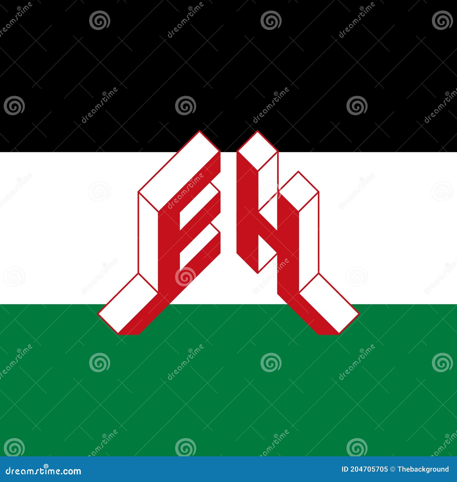 EH - International 2-letter Code. E and H - Monogram or Logotype ...