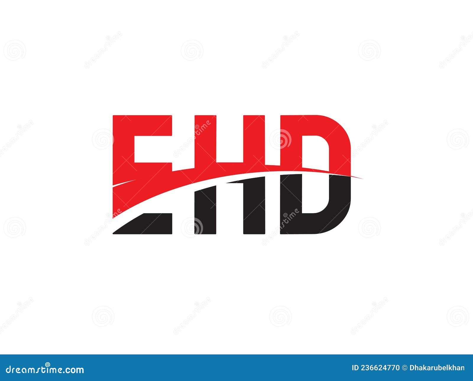 EHD Letter Initial Logo Design Vector Illustration Stock Vector ...