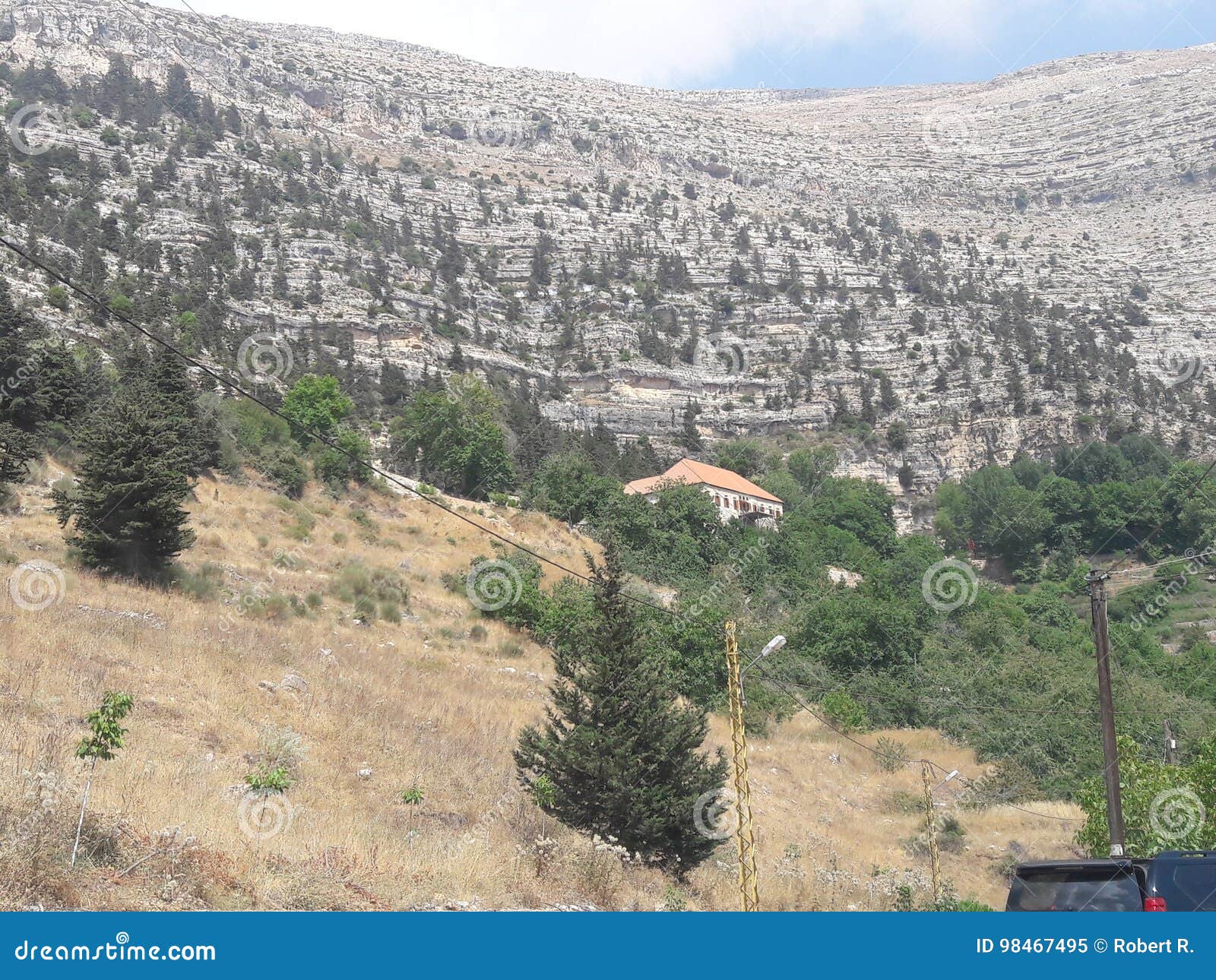 Ehden stock image. Image of tree, mountain, ridge, soil - 98467495