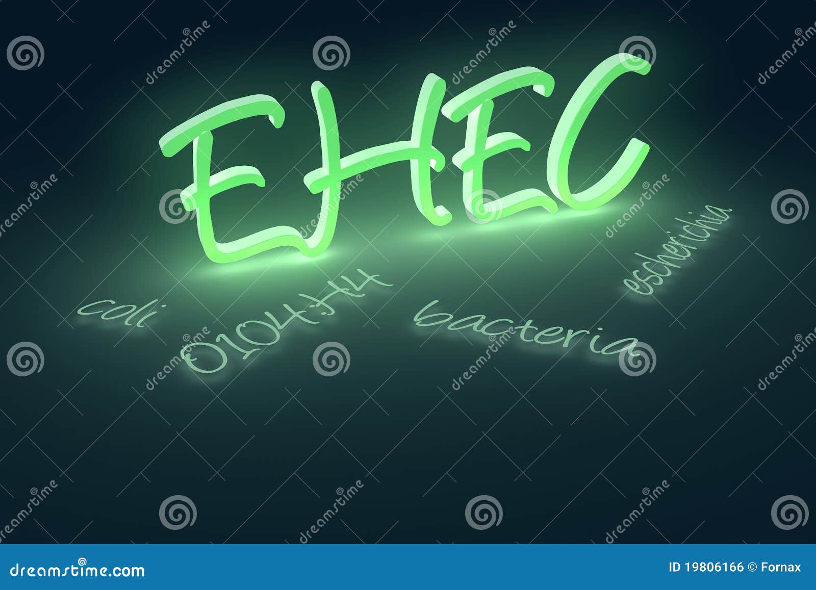 EHEC coli bacteria text stock illustration. Illustration of europe ...