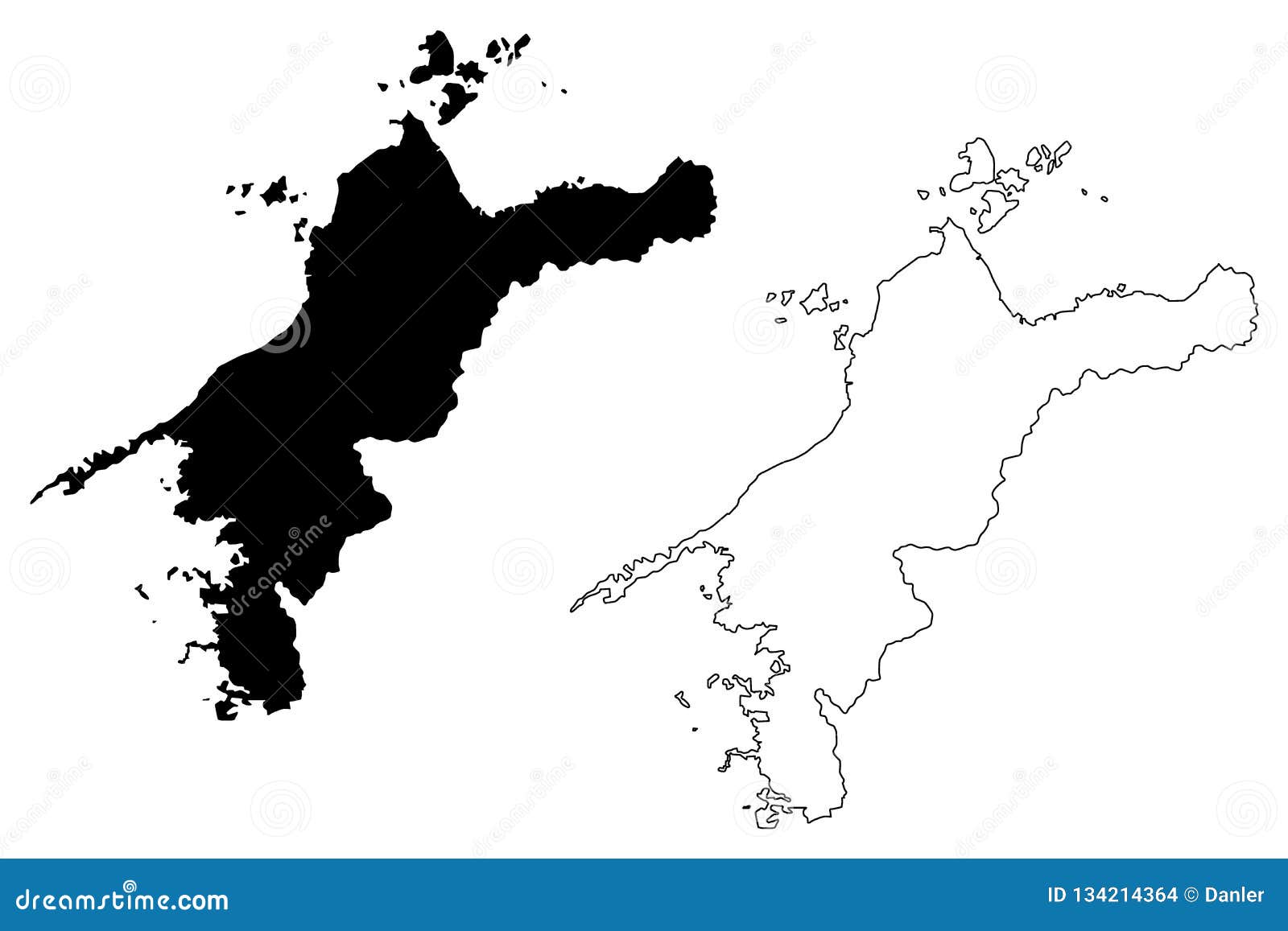 Ehime Prefecture Map Vector Stock Vector Illustration Of Abstract Administrative 134214364