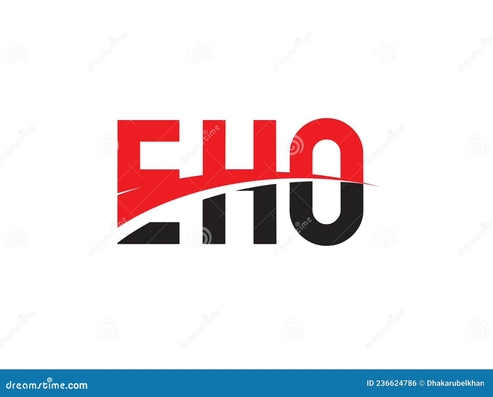 EHO Letter Initial Logo Design Vector Illustration Stock Vector ...