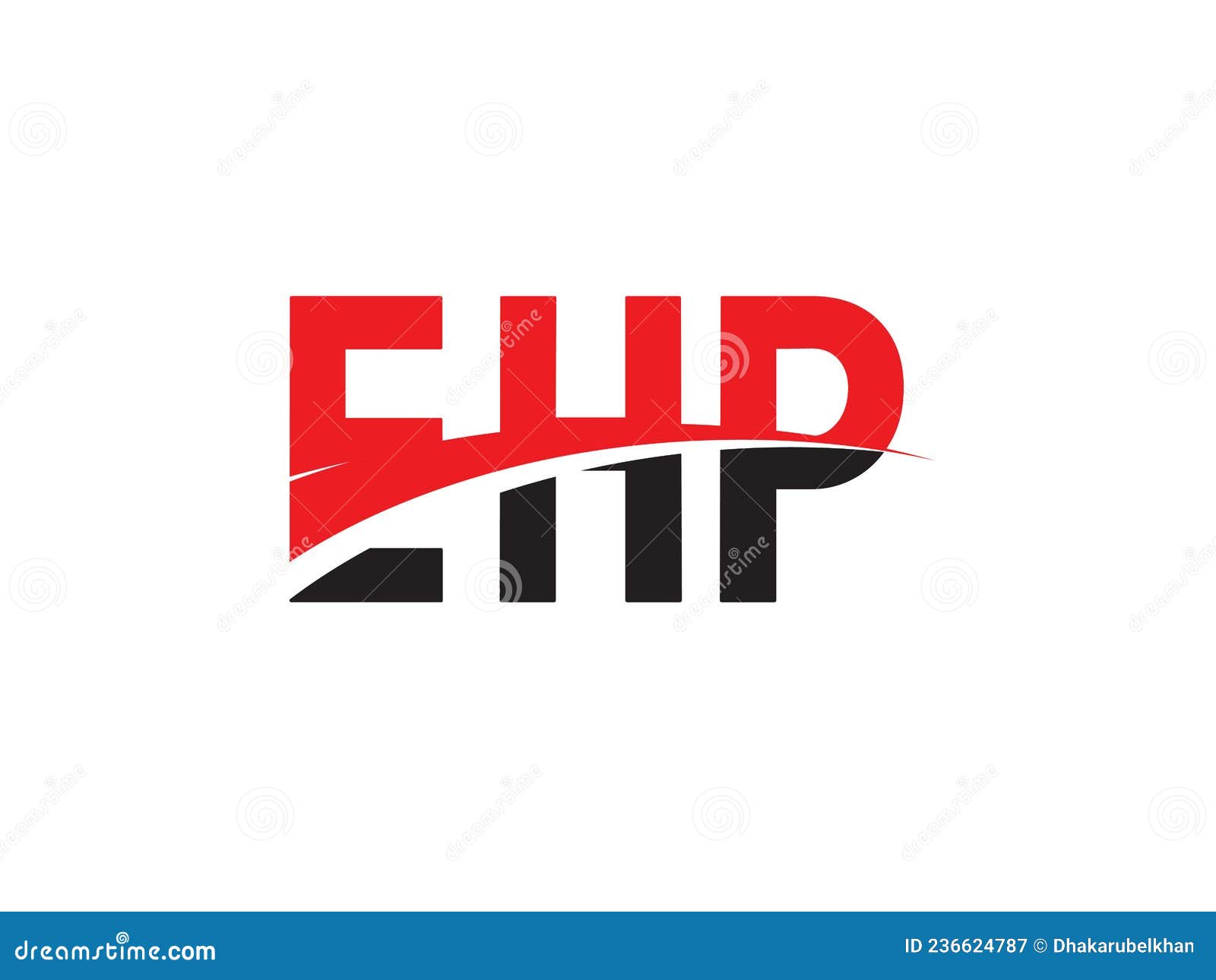 EHP Letter Initial Logo Design Vector Illustration Stock Vector ...