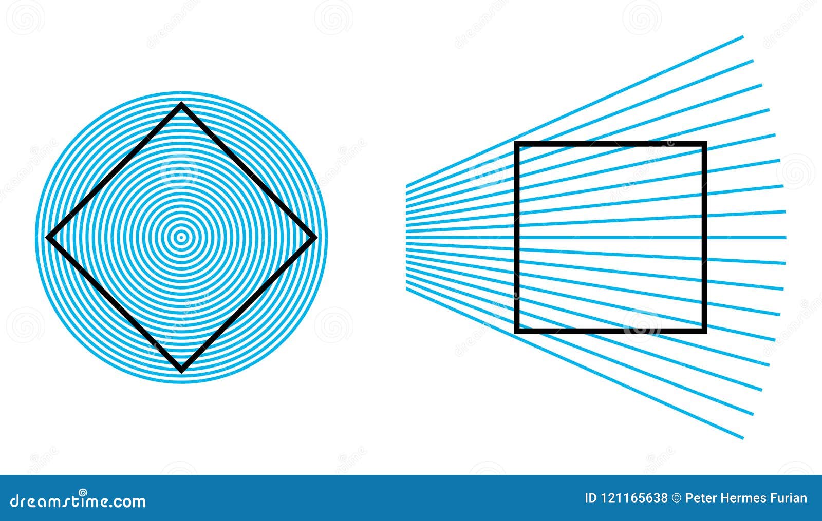 Optical Illusion - Infinite Penrose Triangle. Cartoon Vector ...