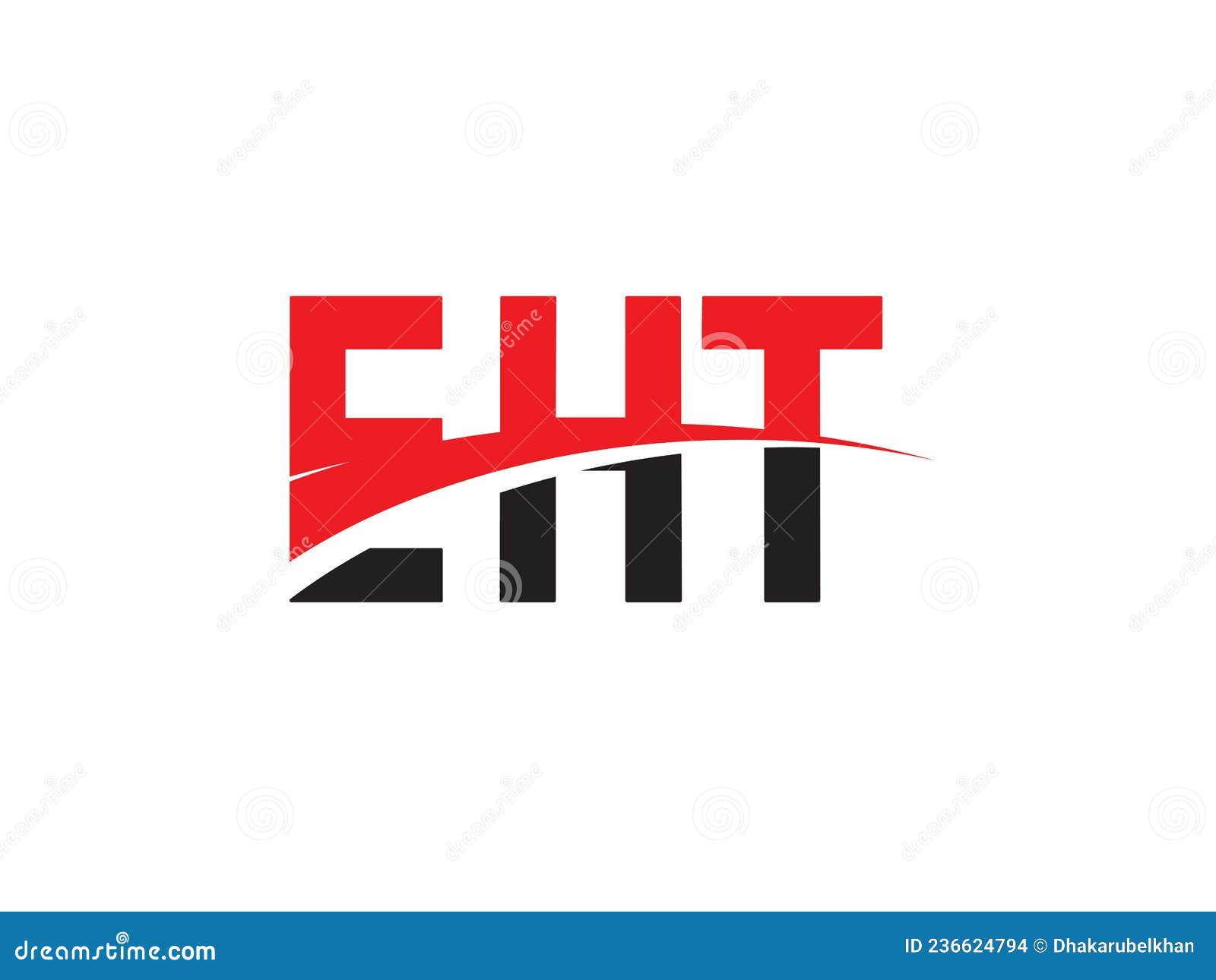 EHT Letter Initial Logo Design Vector Illustration Stock Vector ...