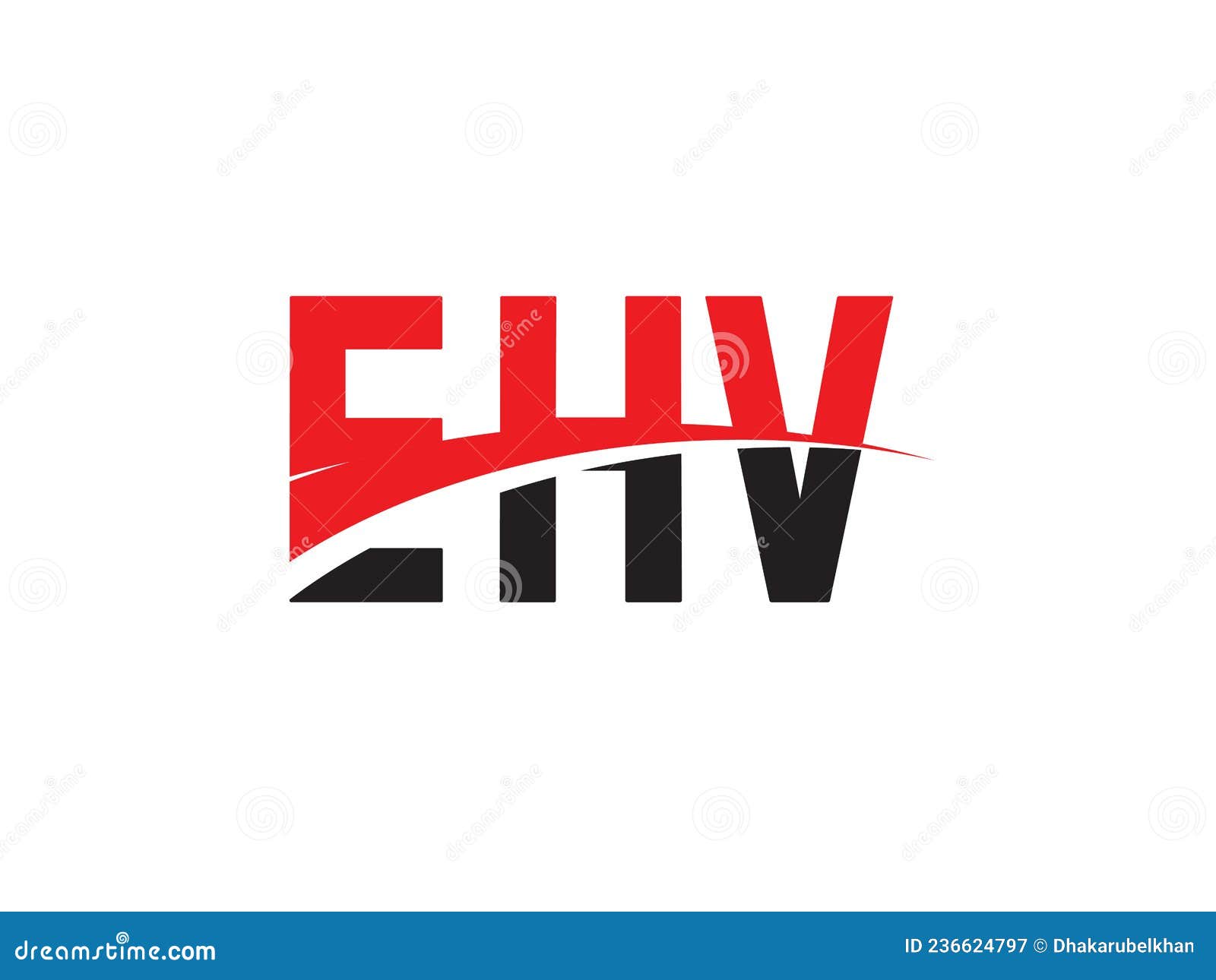 EHV Letter Initial Logo Design Vector Illustration Stock Vector ...