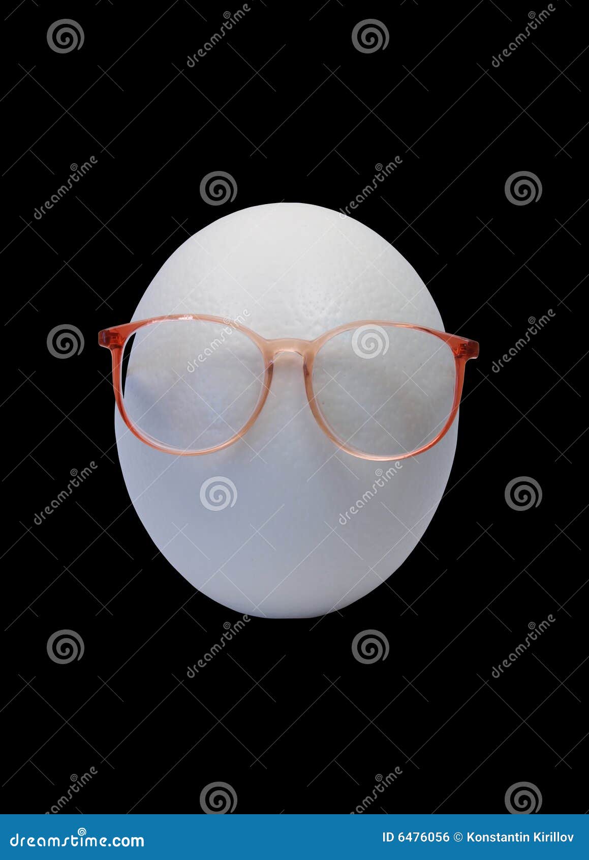 Ei-hoofd stock foto. Image of mens, zaken, bril, begrip - 6476056