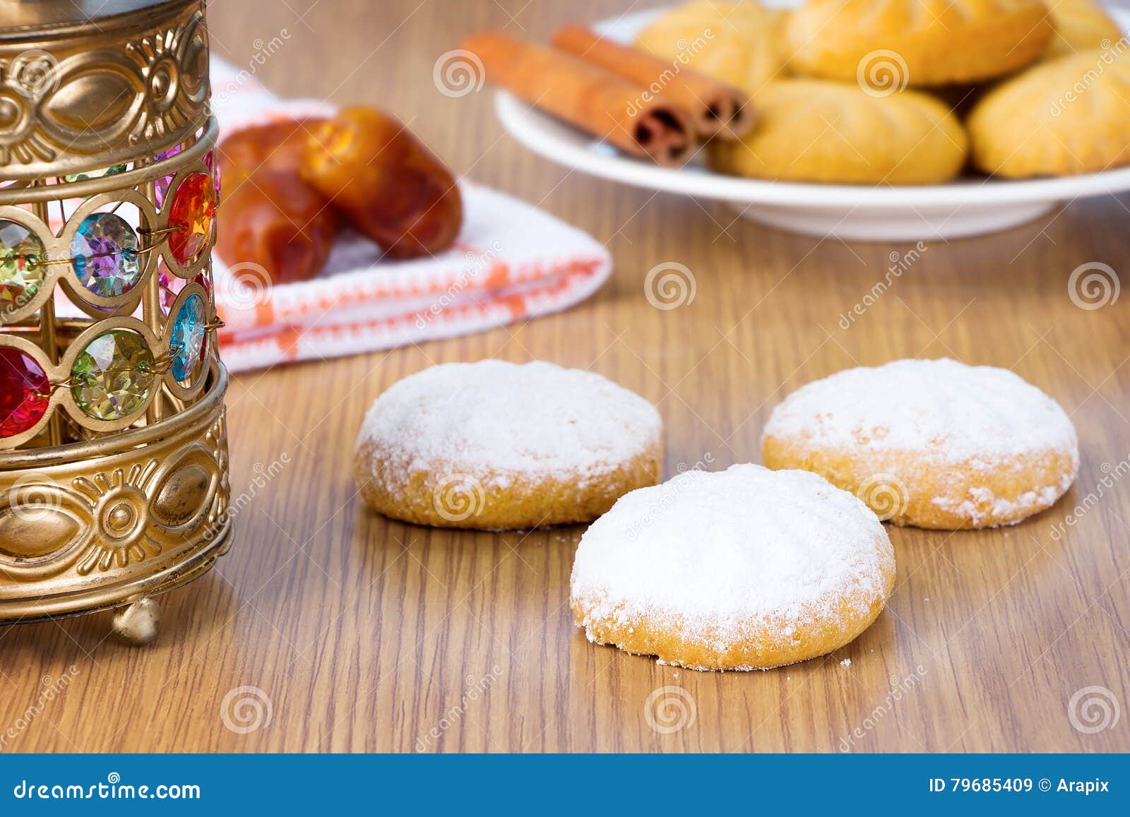 Eid El Fitr Kaak stock image. Image of eastern, fresh - 79685409