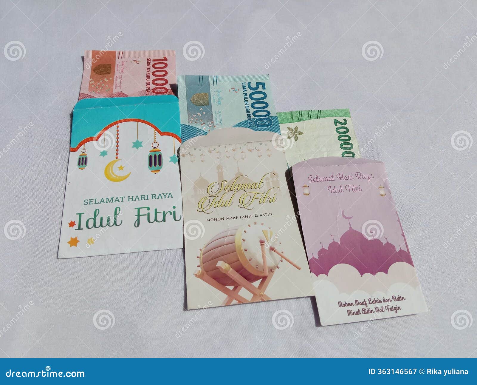 Eid money envelope stock image. Image of rupiah, paper - 363146567
