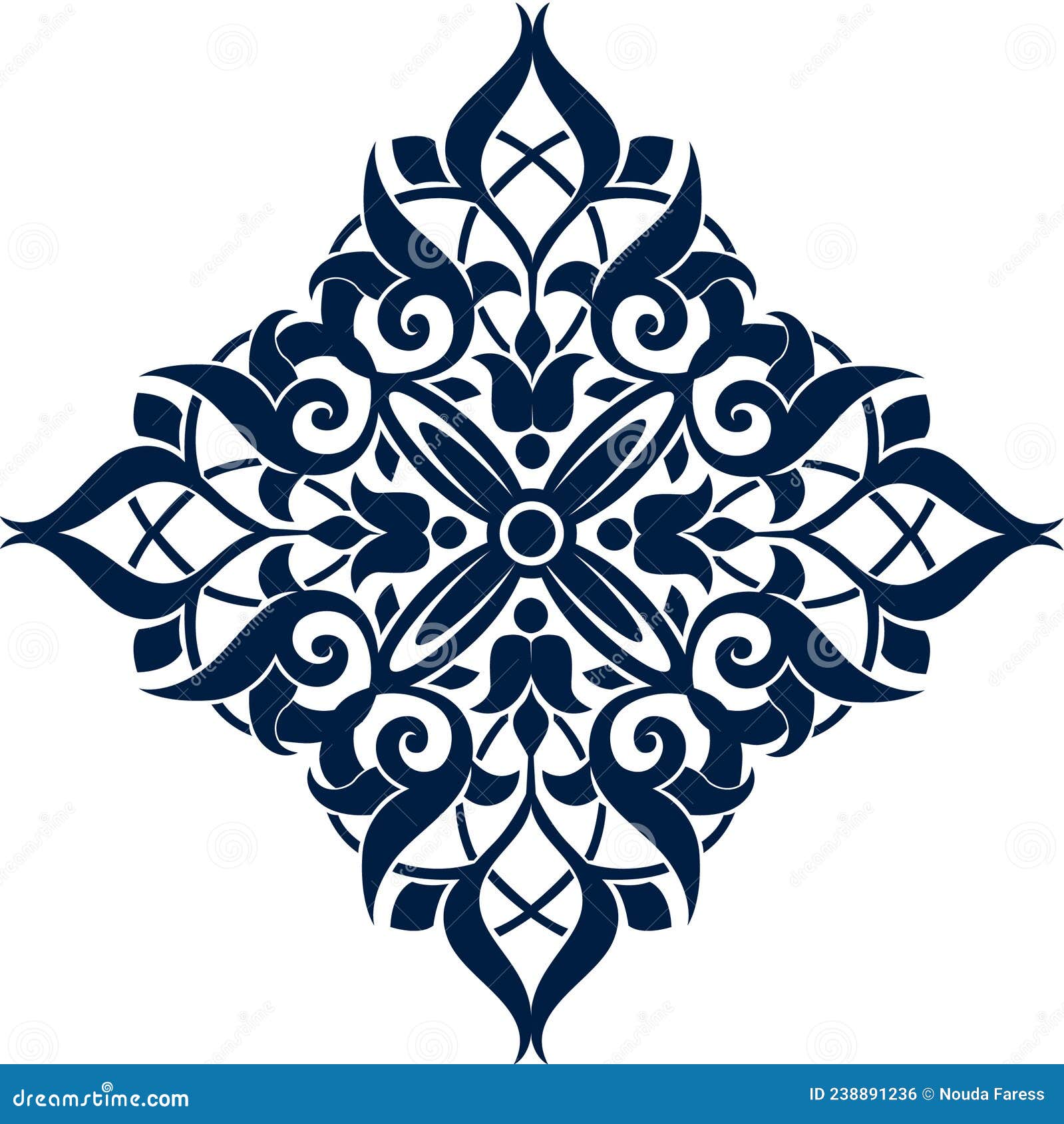Motifs arabic arabesque stock illustration. Illustration of iron ...