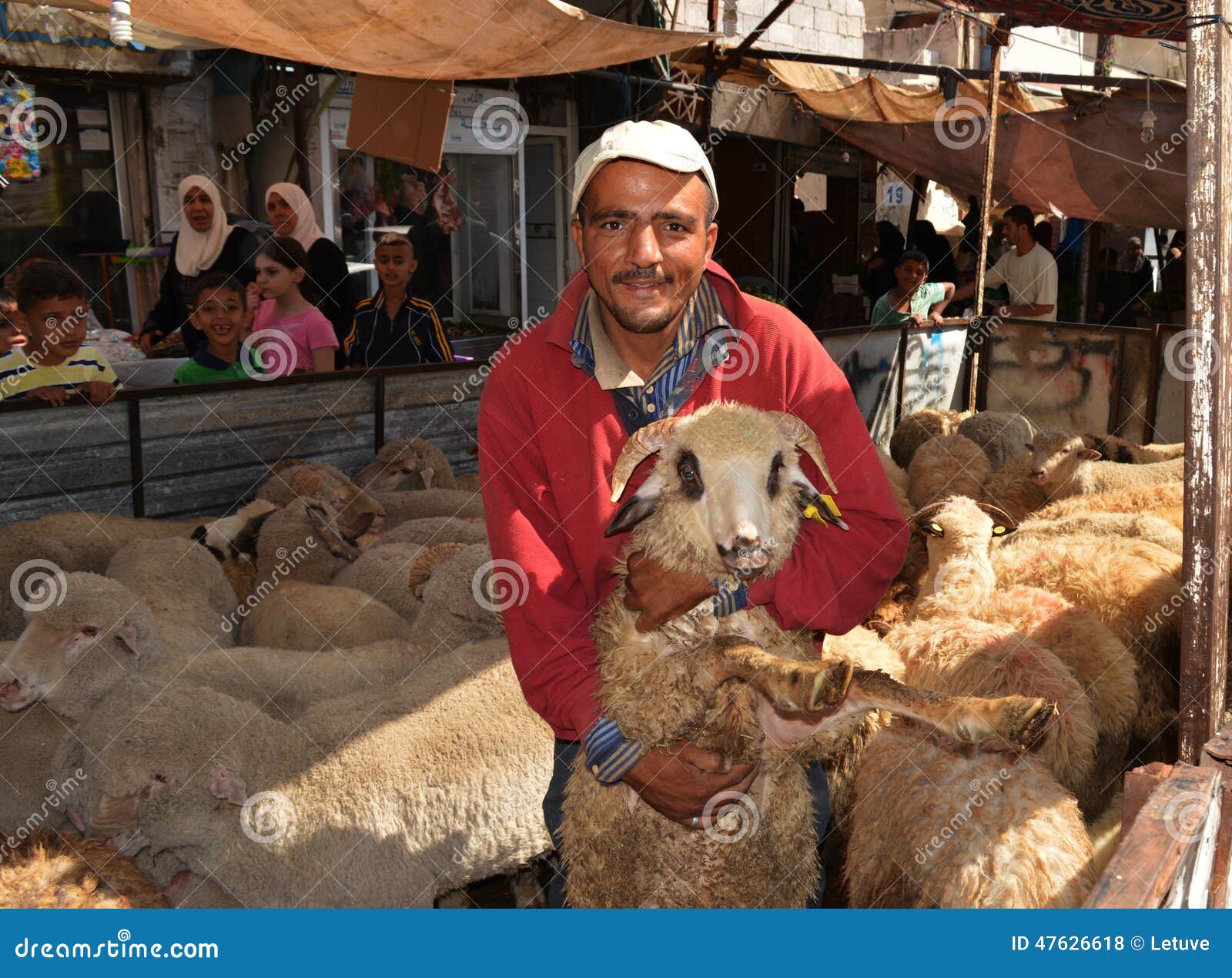Eid sheep market editorial stock photo. Image of eidaladha - 47626618