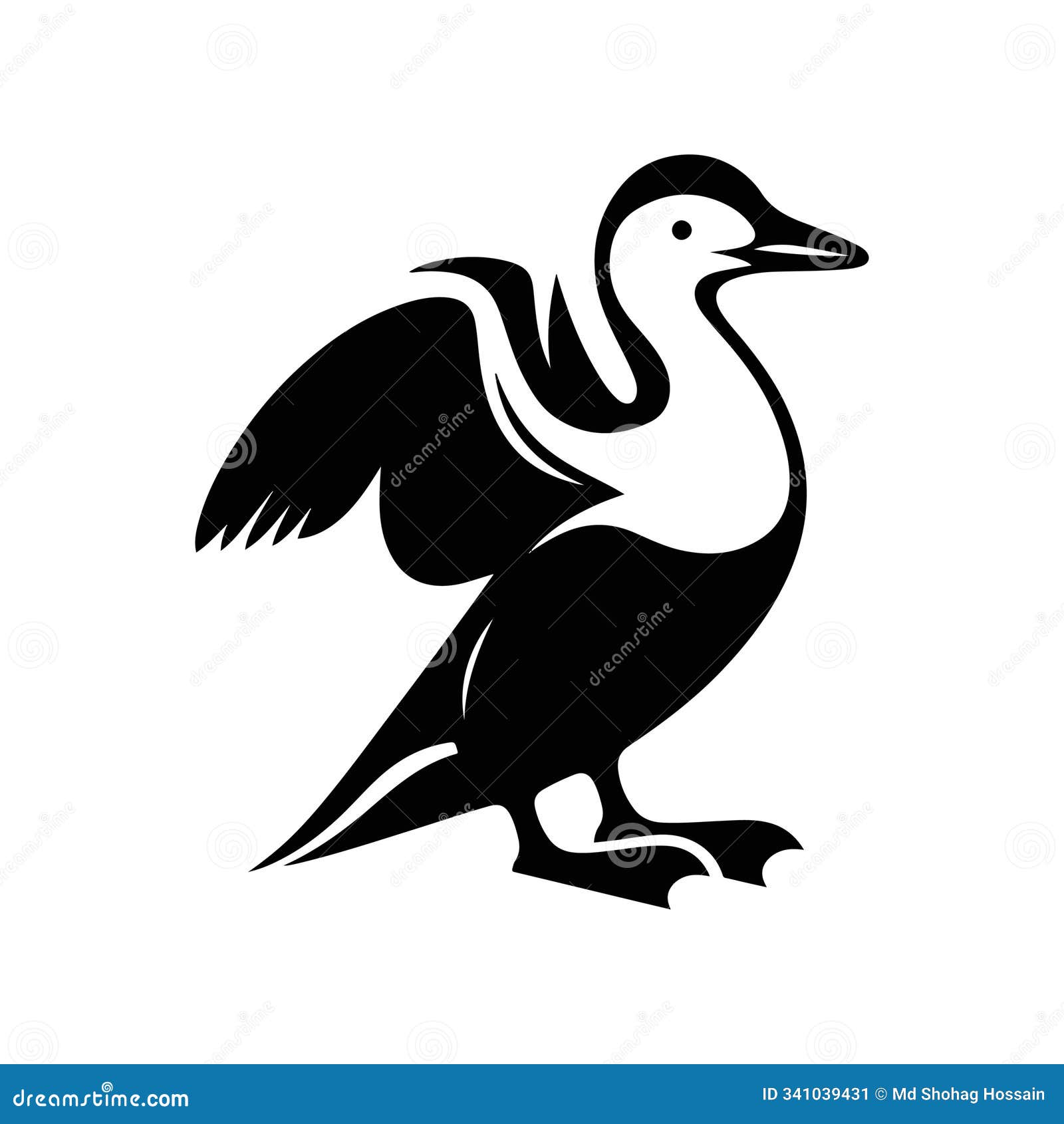 Eider vector logo stock illustration. Illustration of clipart - 341039431
