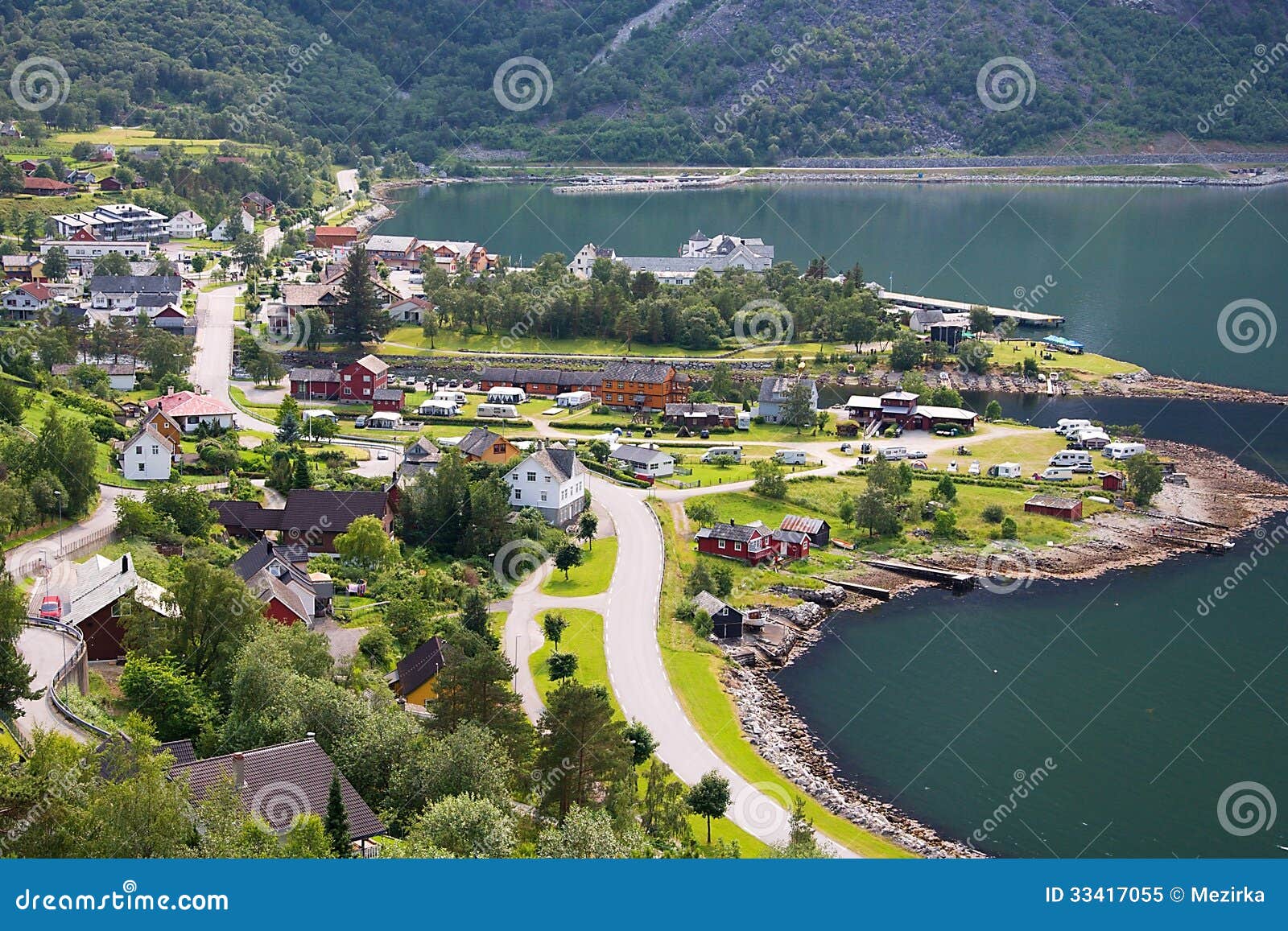 Eidfjord, Norvegia immagine stock. Immagine di nubi, oceano - 33417055