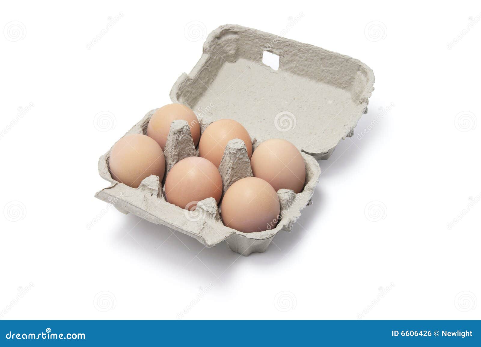 Eier im Ei-Karton stockfoto. Bild von ausschnitt, bestandteil - 6606426
