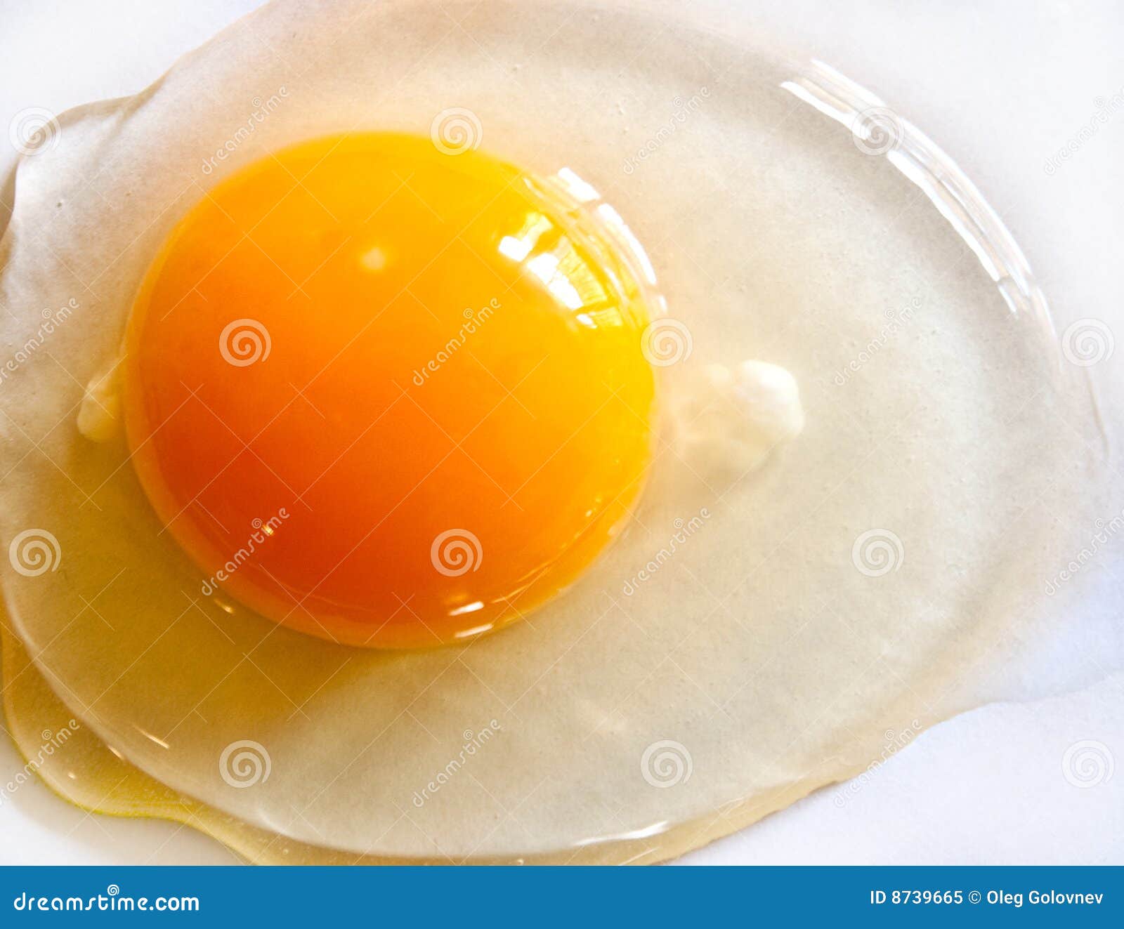 Eierdooier stock afbeelding. Image of dooier, koken, ontbijt - 8739665