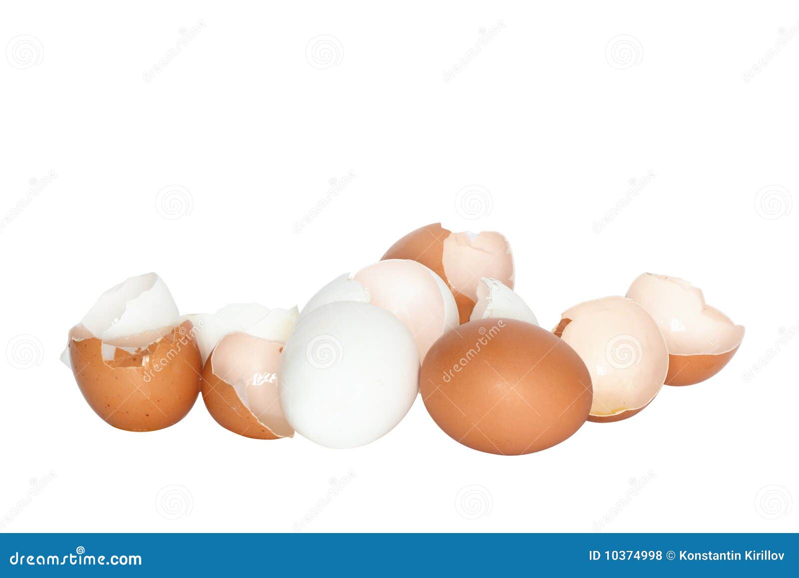 Eierschale stockfoto. Bild von kochen, omelett, brechen - 10374998