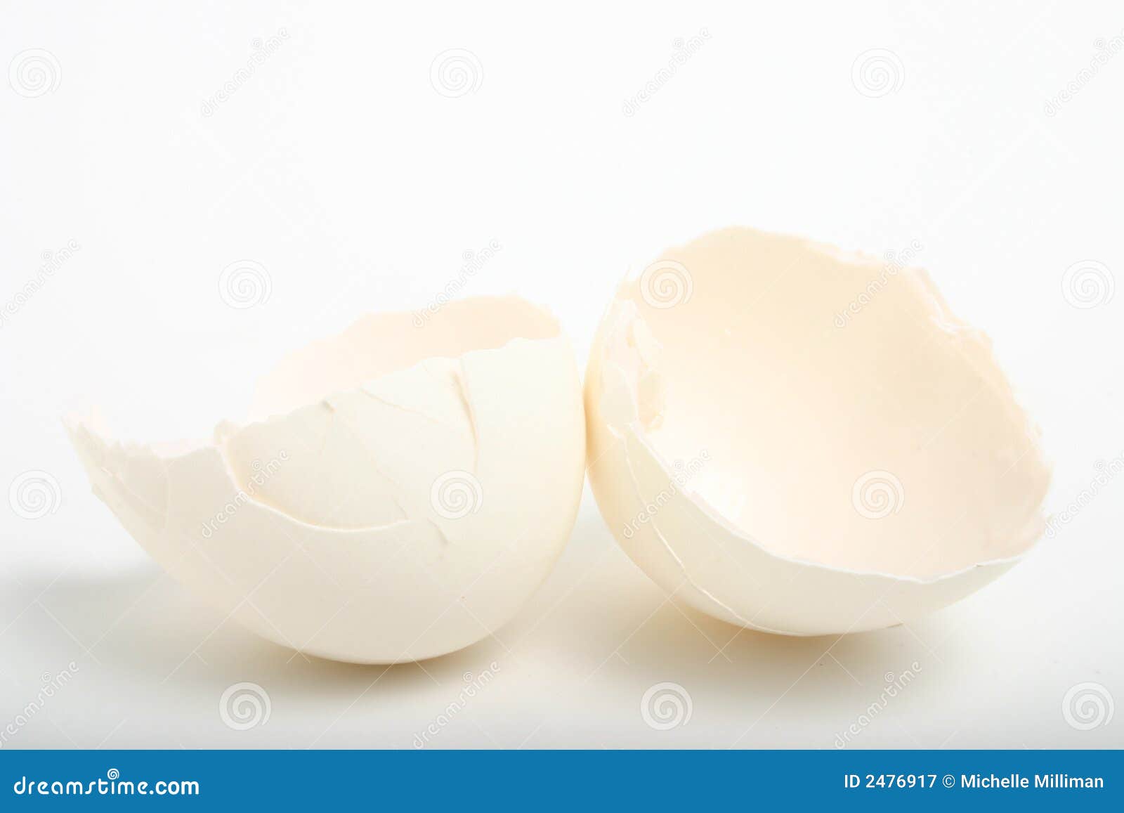 Eierschale stockbild. Bild von halb, protein, geburt, nahrung - 2476917