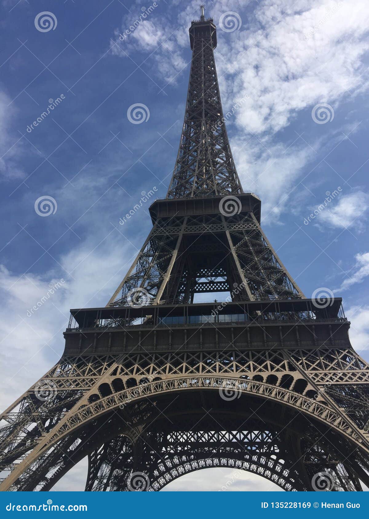Eifel Tower stock image. Image of eifel, travel, angel - 135228169
