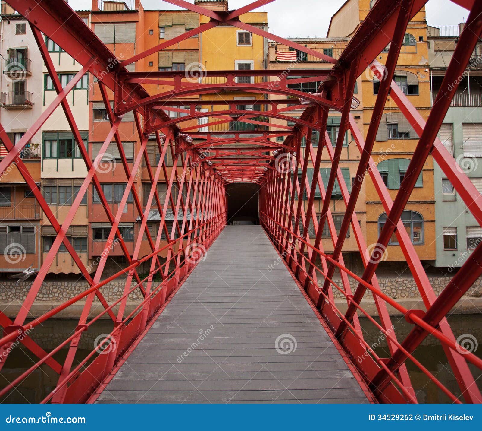 Eiffel Bridge Over the River Stock Photo - Image of metal, attractions ...