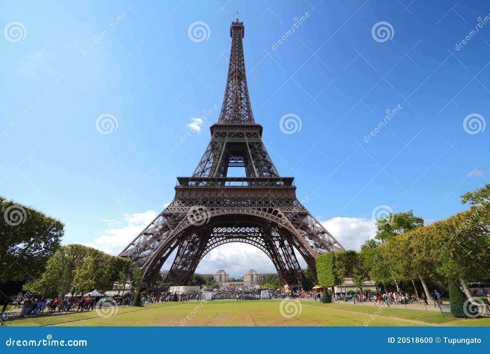 Eiffel Tower stock photo. Image of landmark, eiffel, tourism - 20518600