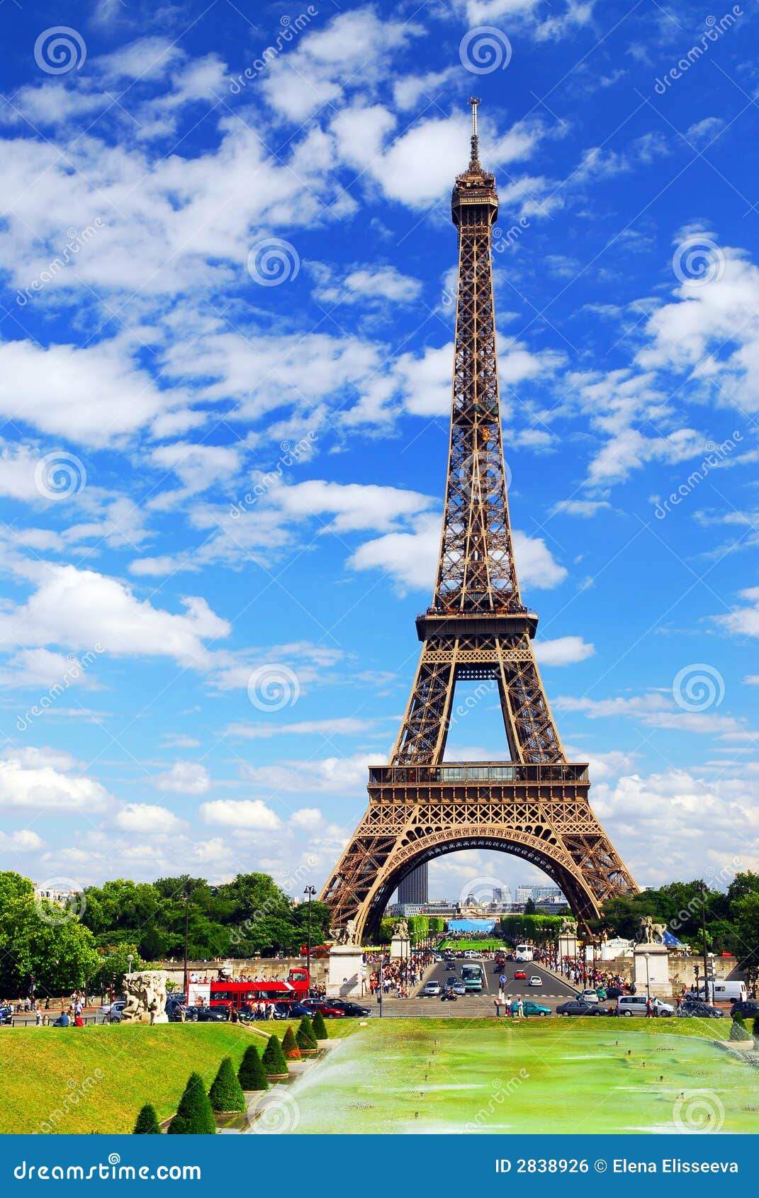 Eiffel tower stock photo. Image of french, famous, holiday - 2838926