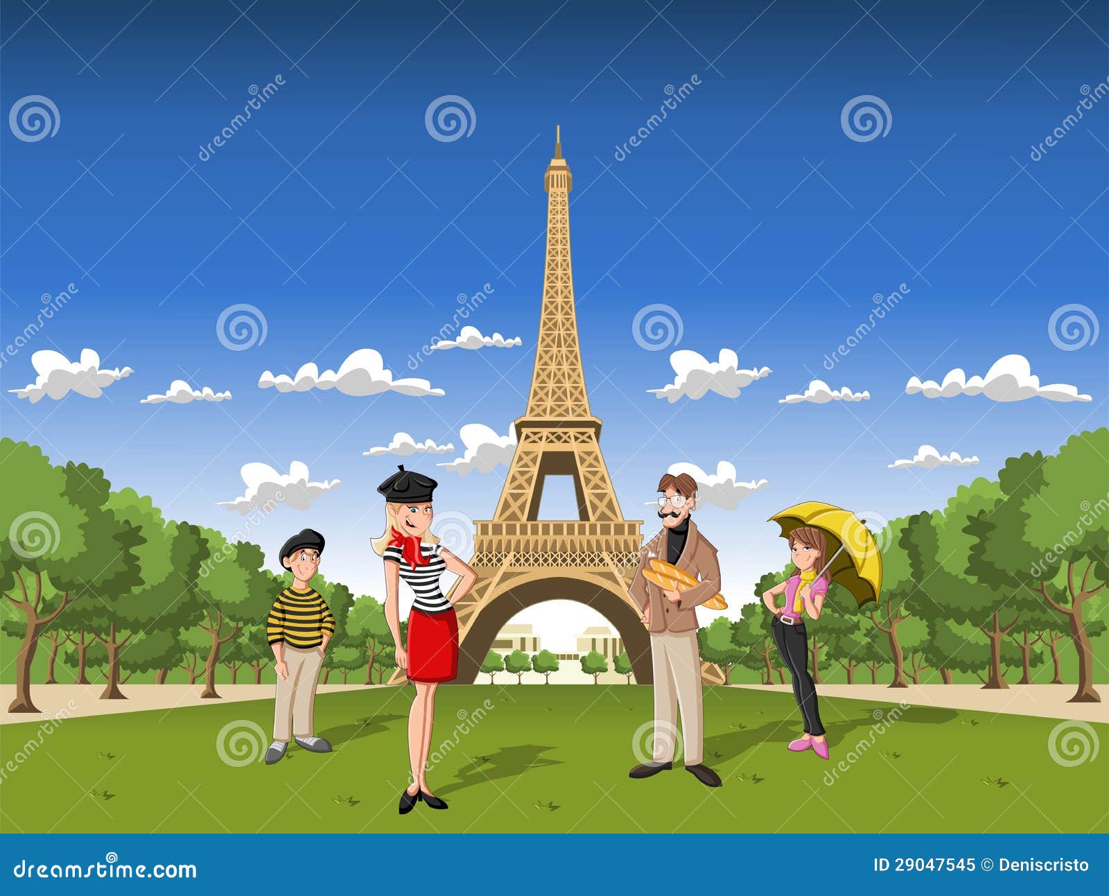 The Eiffel Tower Is One Of The Most Iconic Landmarks In Paris, France ...