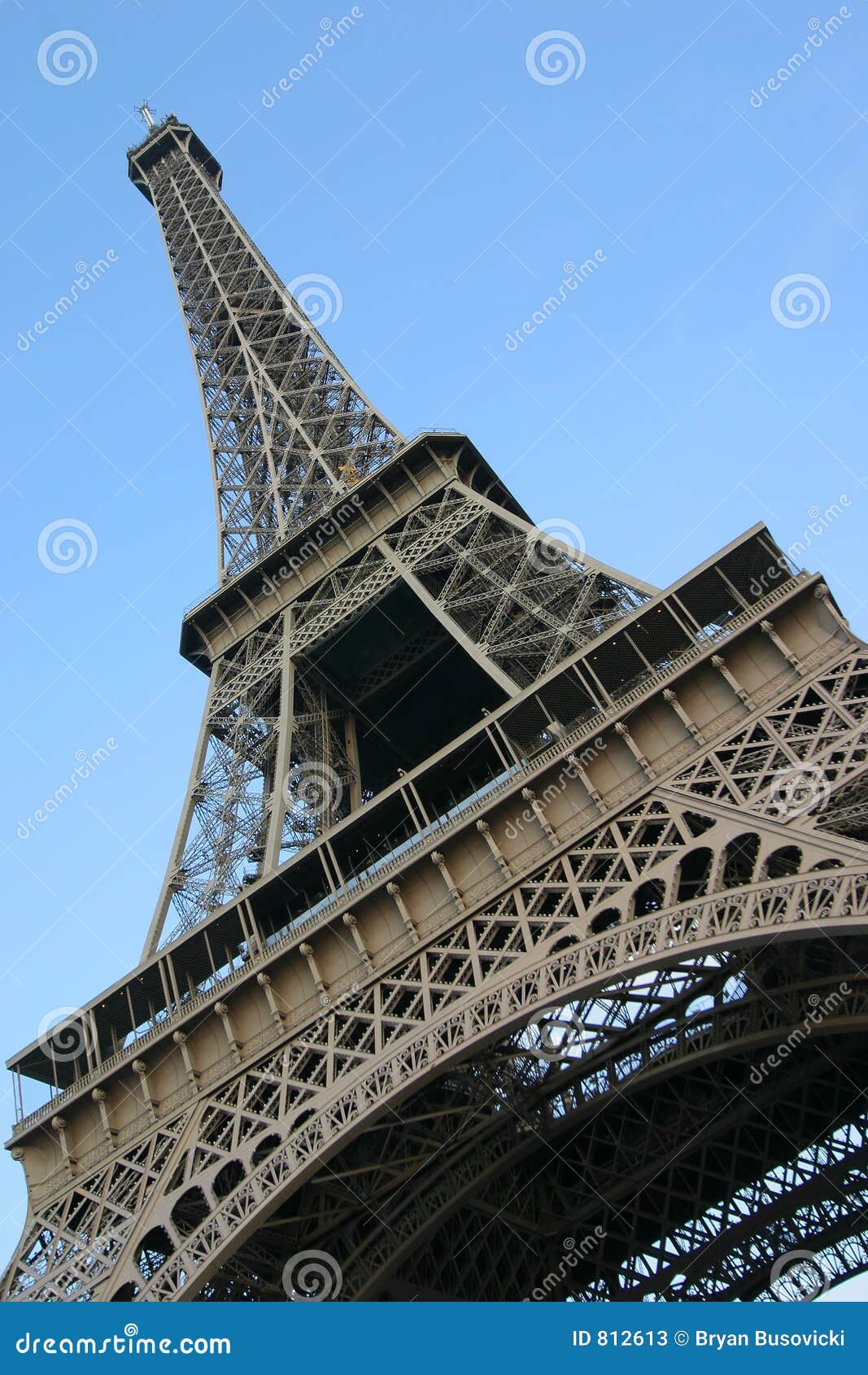 Eiffel Tower Abstract stock image. Image of famous, architect - 812613