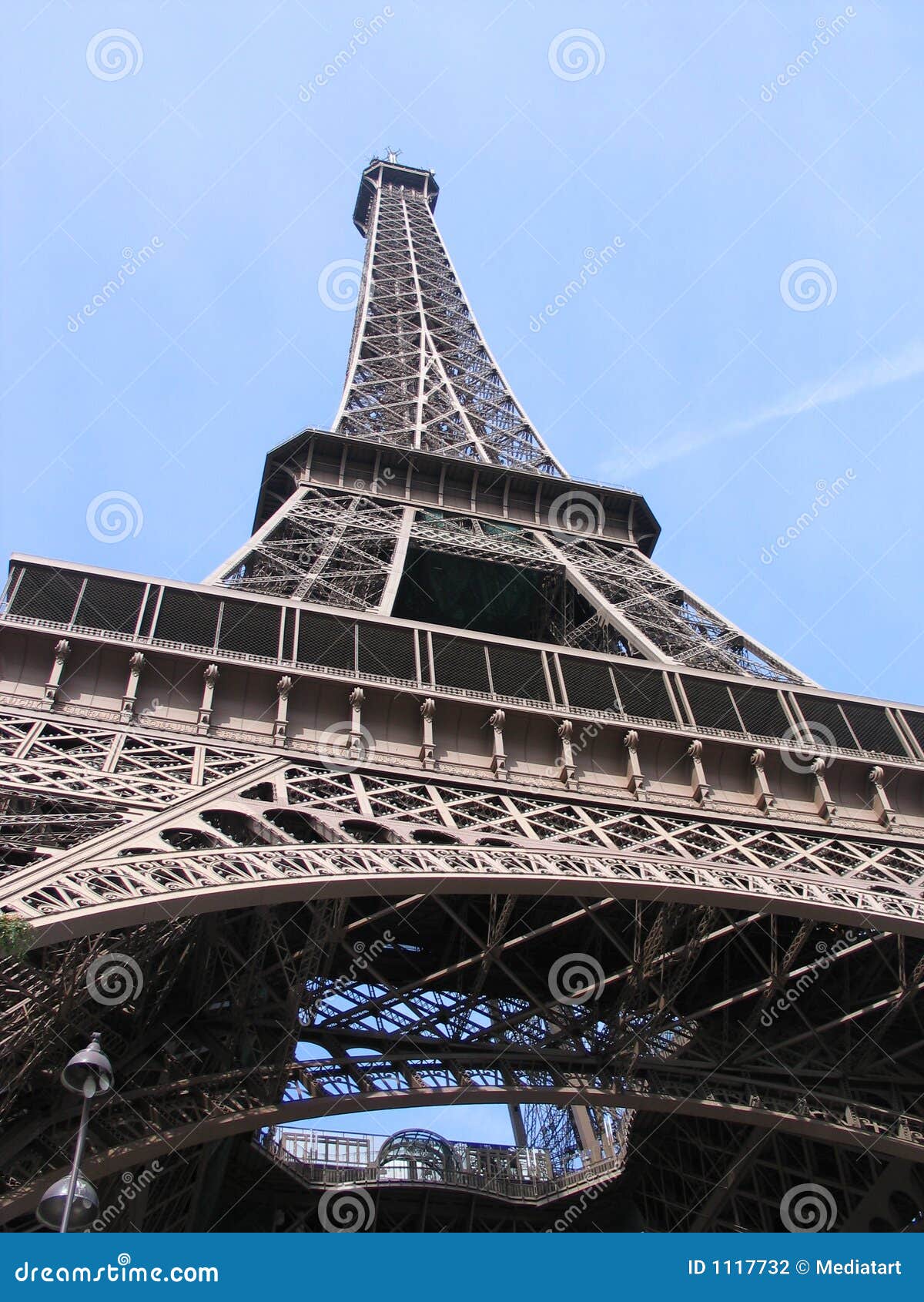 Eiffel Tower Base stock photo. Image of tower, skyline - 1117732
