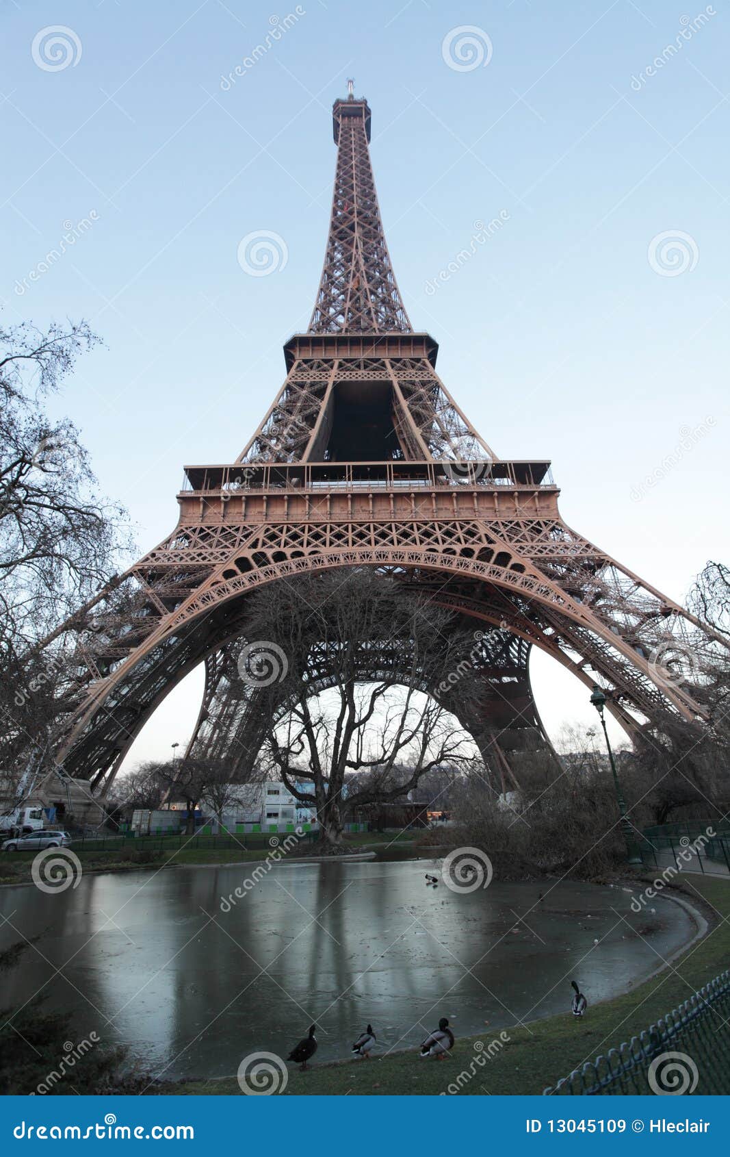 Eiffel tower from bottom stock image. Image of architecture - 13045109