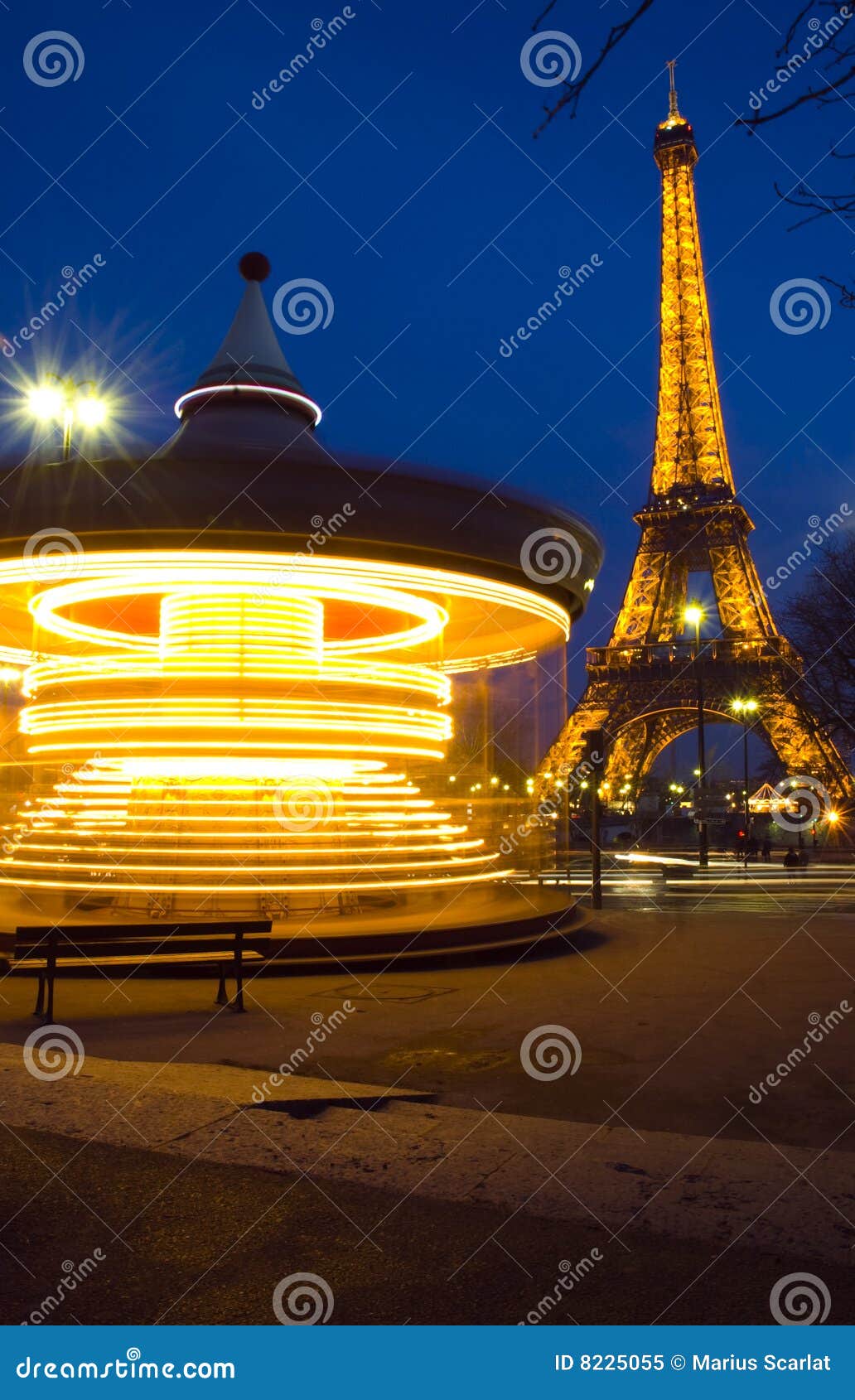 Eiffel Tower and carousel editorial image. Image of spinning - 8225055 Eiffel Tower and carousel editorial image. Image of spinning - 8225055