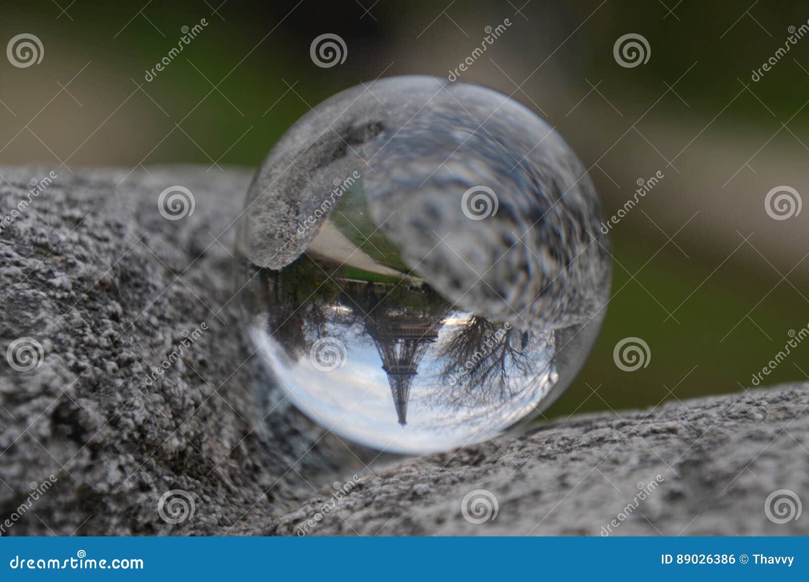 Eiffel Tower in a Cristal Ball Stock Photo - Image of eiffel, cristal ...