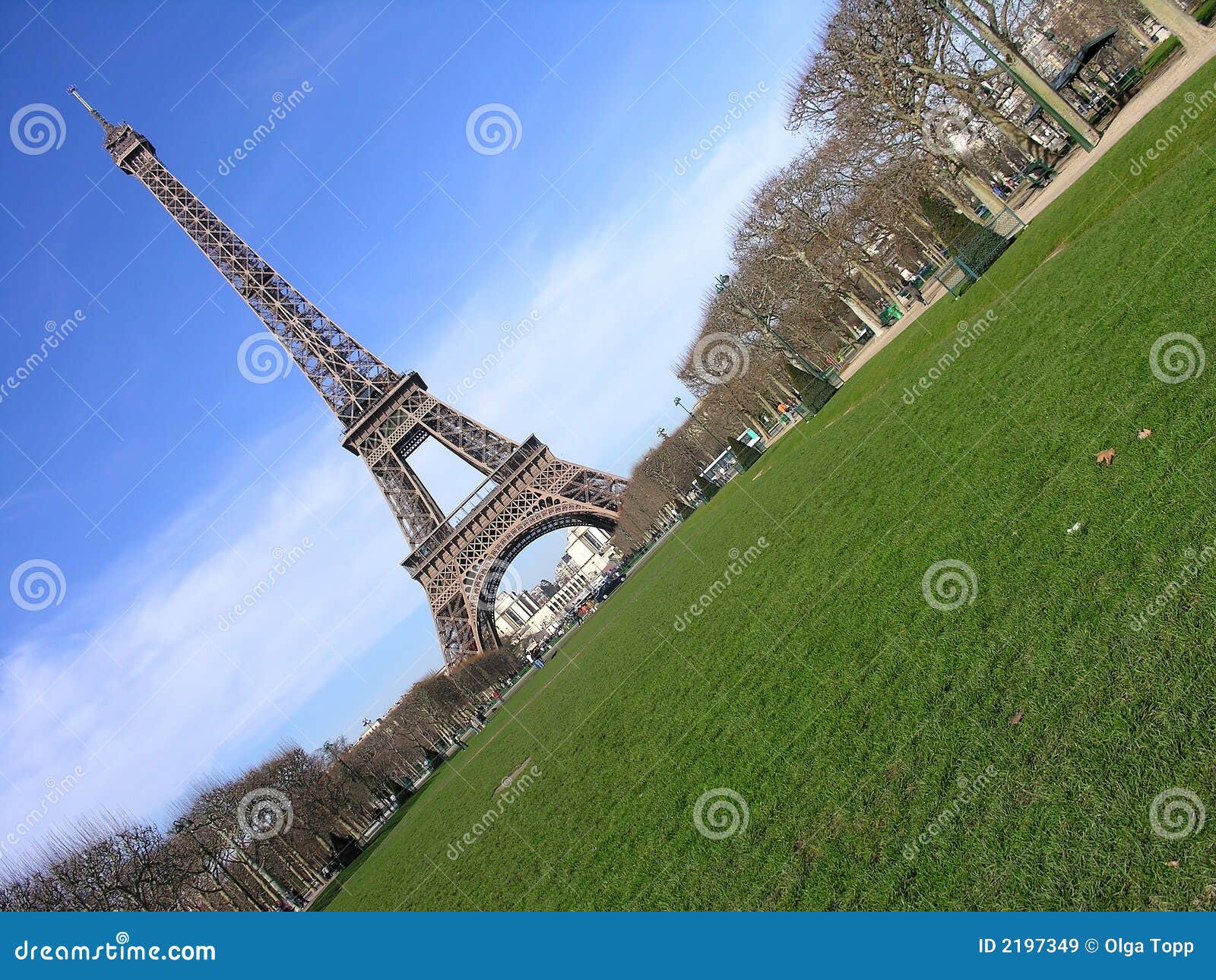 Eiffel Tower Diagonal, Paris, France Stock Image - Image of exciting ...