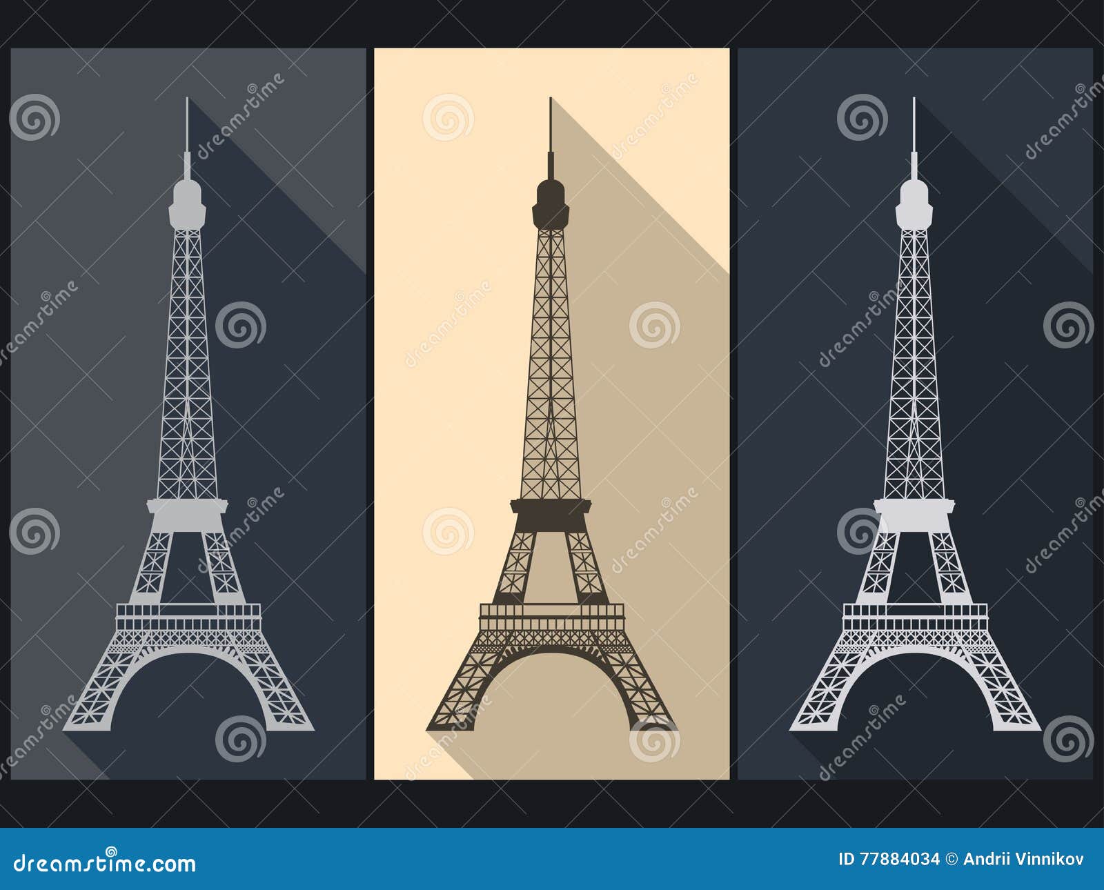 Eiffel Tower. Isolated Object. Paris. Vector. Stock Vector ...