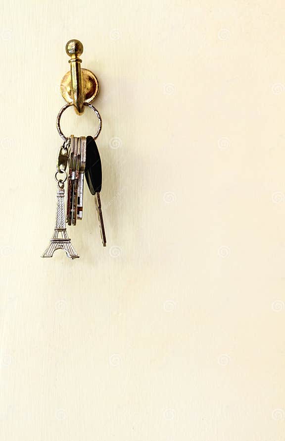 Eiffel Tower Keys and Other Key Stock Image - Image of object, chain ...