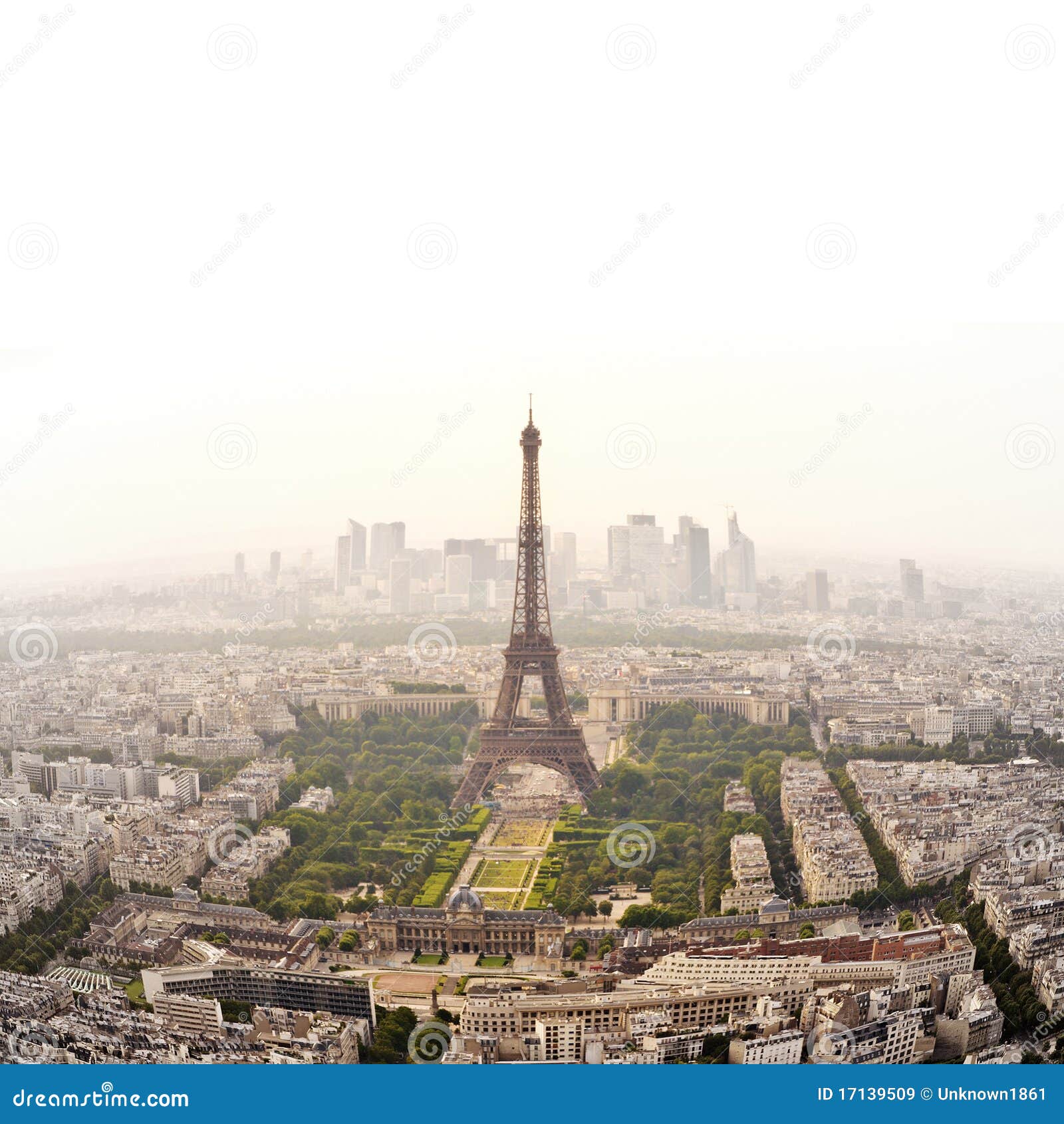 Eiffel tower in Paris stock image. Image of famous, paris - 17139509